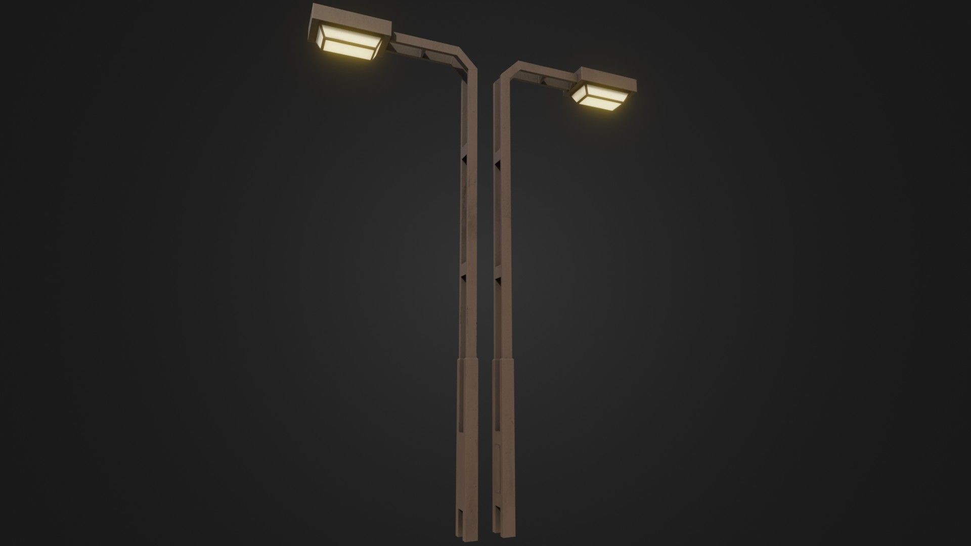 3D model Old Japanese Street Lights lamp post VR / AR / low-poly | CGTrader