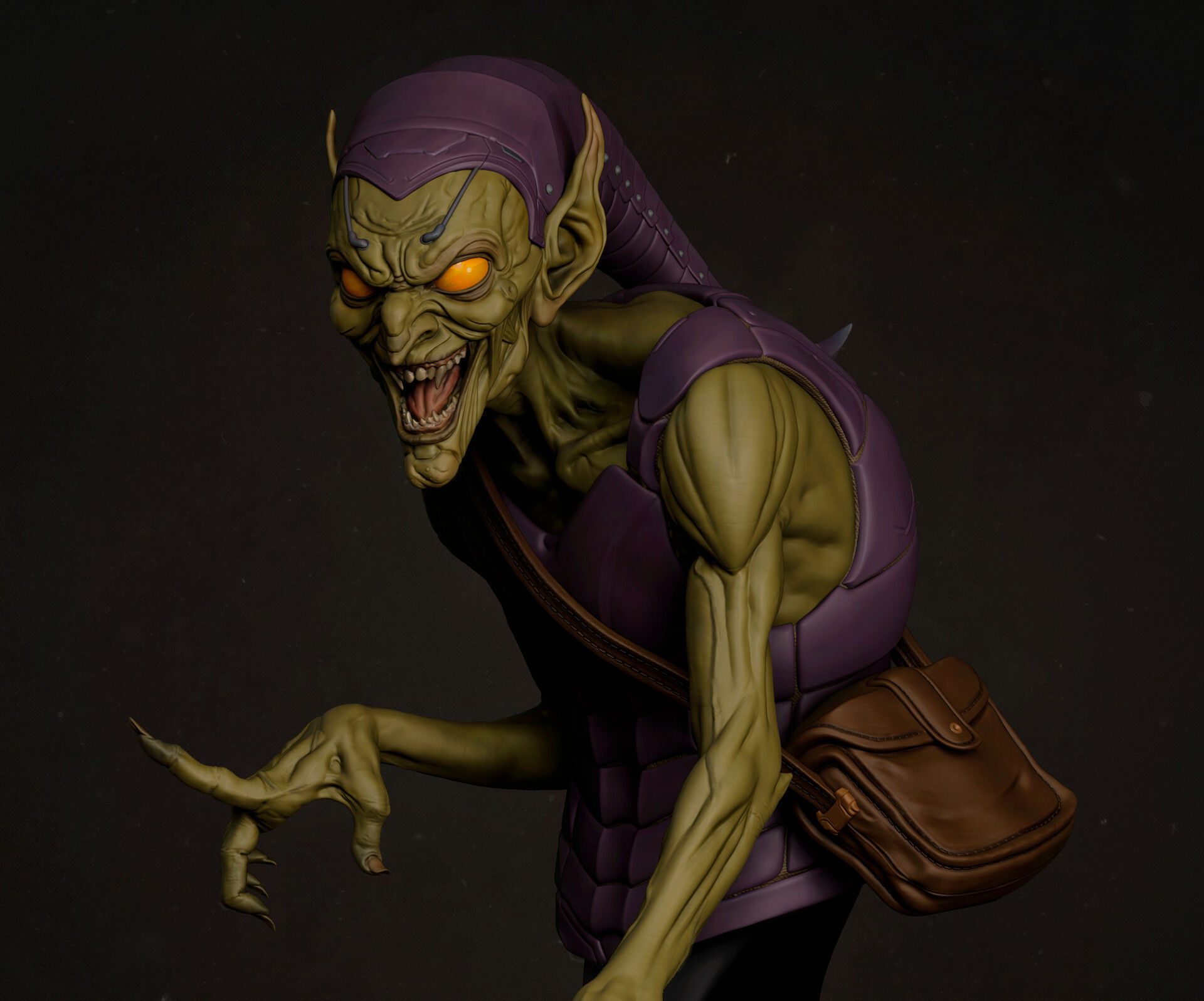 Green Goblin 3D model 3D printable | CGTrader