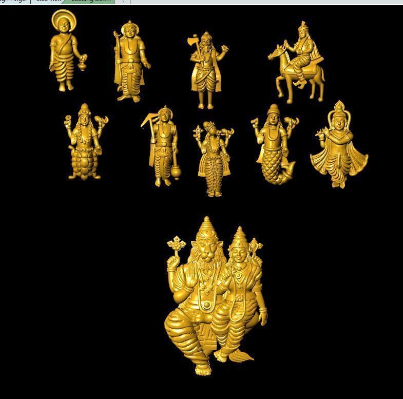 Dashavatara stl file only 3D model 3D printable | CGTrader