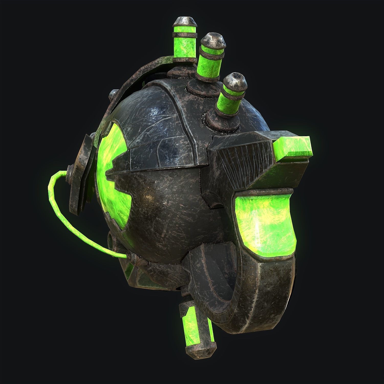 3D model Sci-Fi Poison Gun VR / AR / low-poly | CGTrader