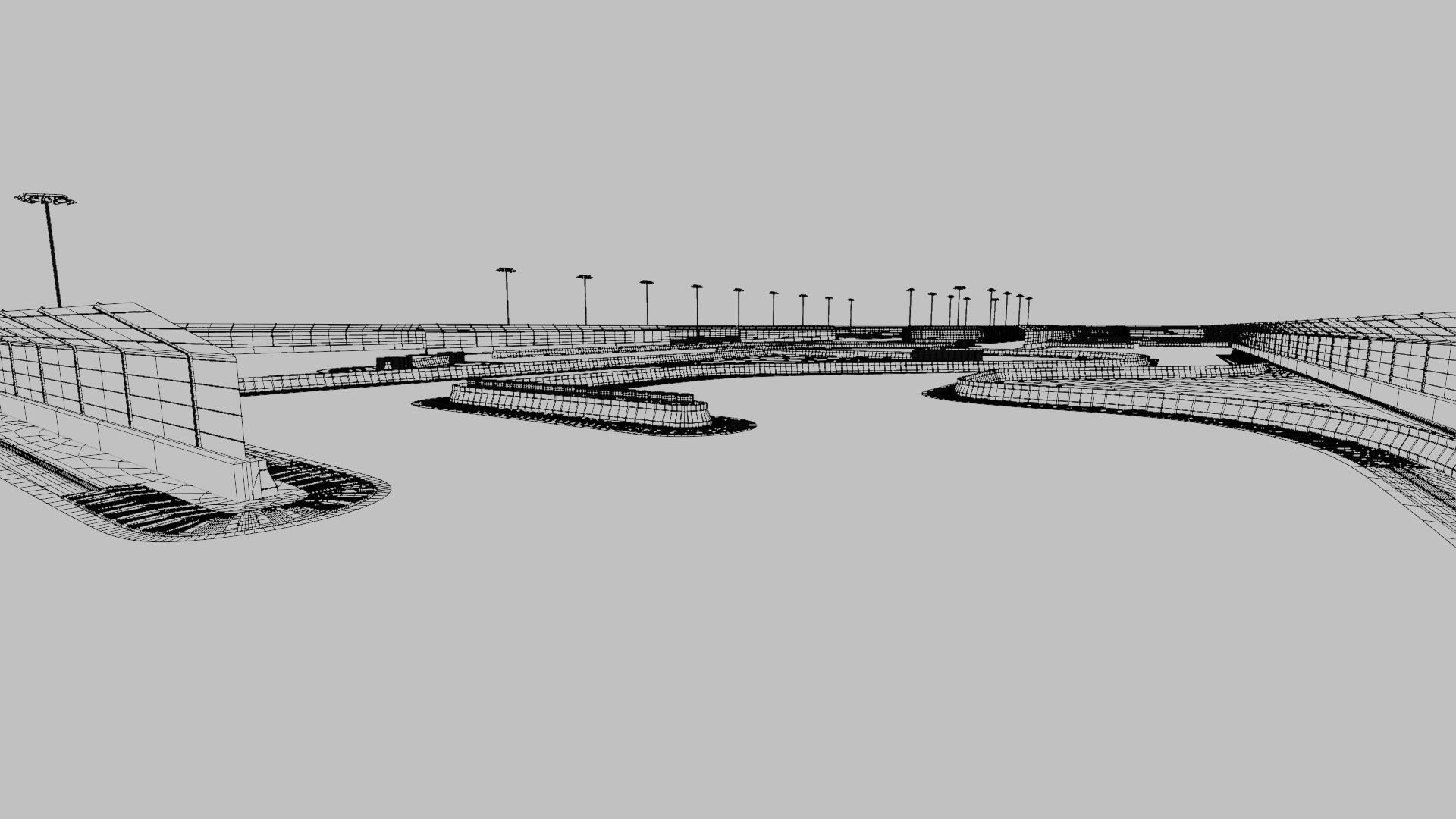 Drifting Race Track 3D model | CGTrader