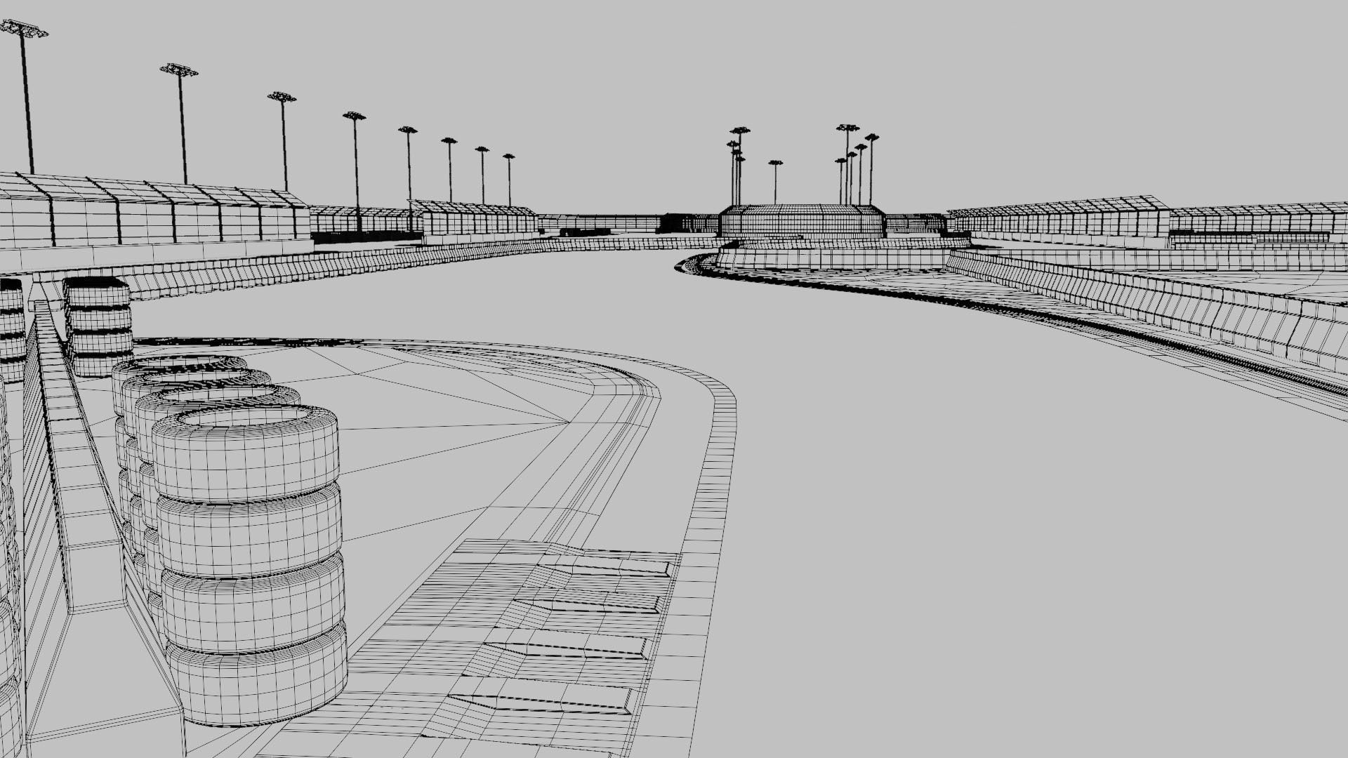 Drifting Race Track 3D model | CGTrader