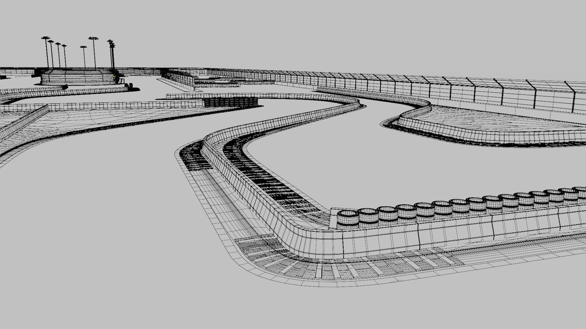 Drifting Race Track 3D model | CGTrader
