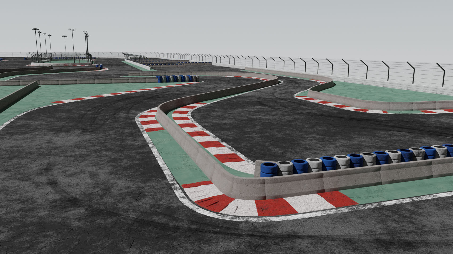 Drifting Race Track 3D model | CGTrader