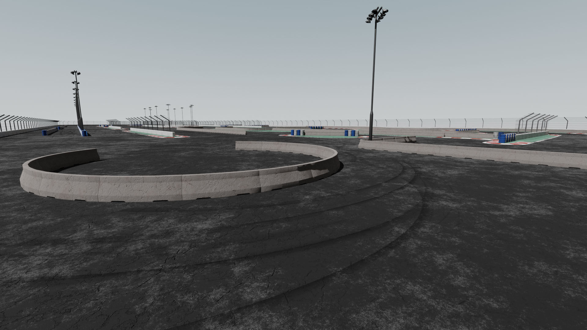 Drifting Race Track 3D model | CGTrader