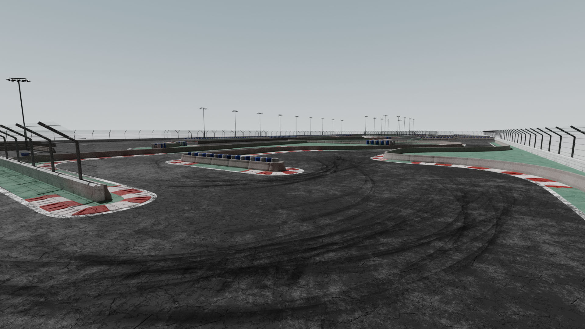 Drifting Race Track 3D model | CGTrader