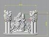radha krishna with jhula 3D model 3D printable | CGTrader
