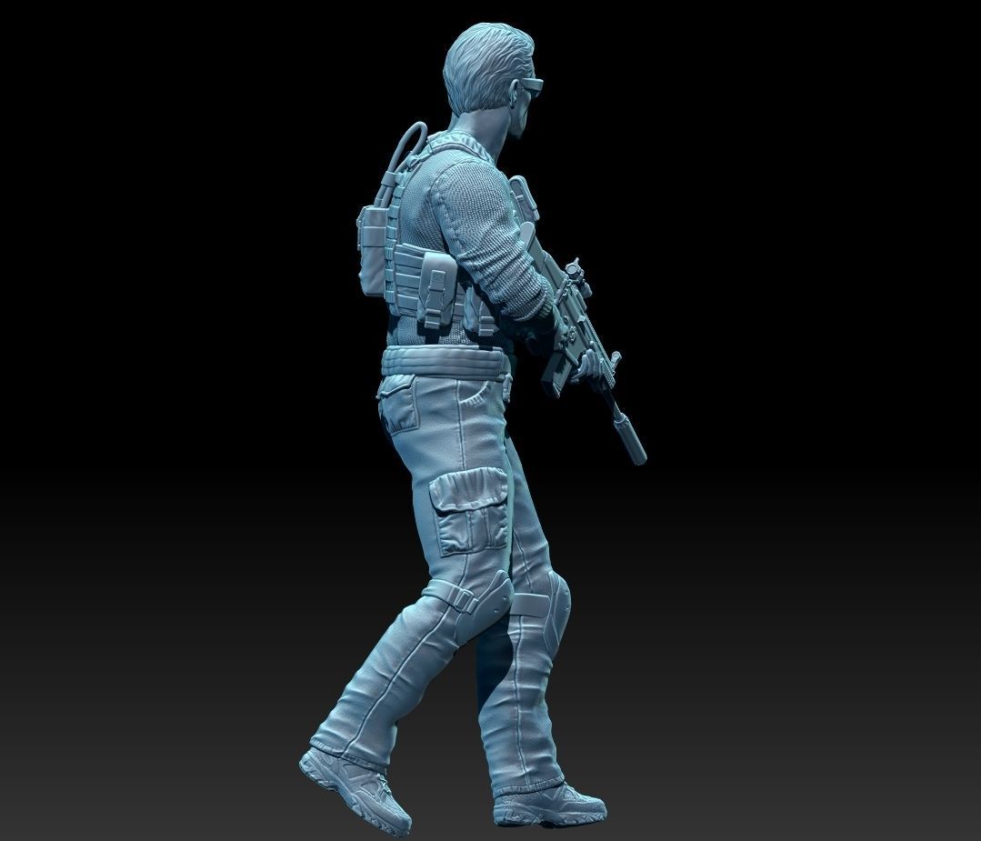 Black Ops Soldier 2 3D model 3D printable | CGTrader