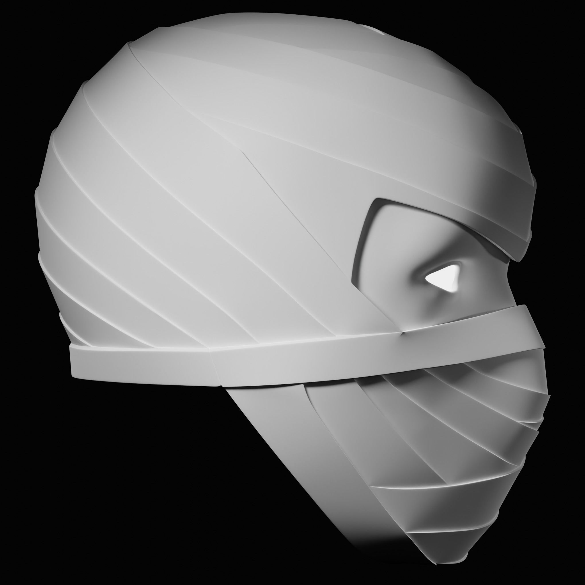 Moon Knight Mask and Hood 3D model 3D printable | CGTrader