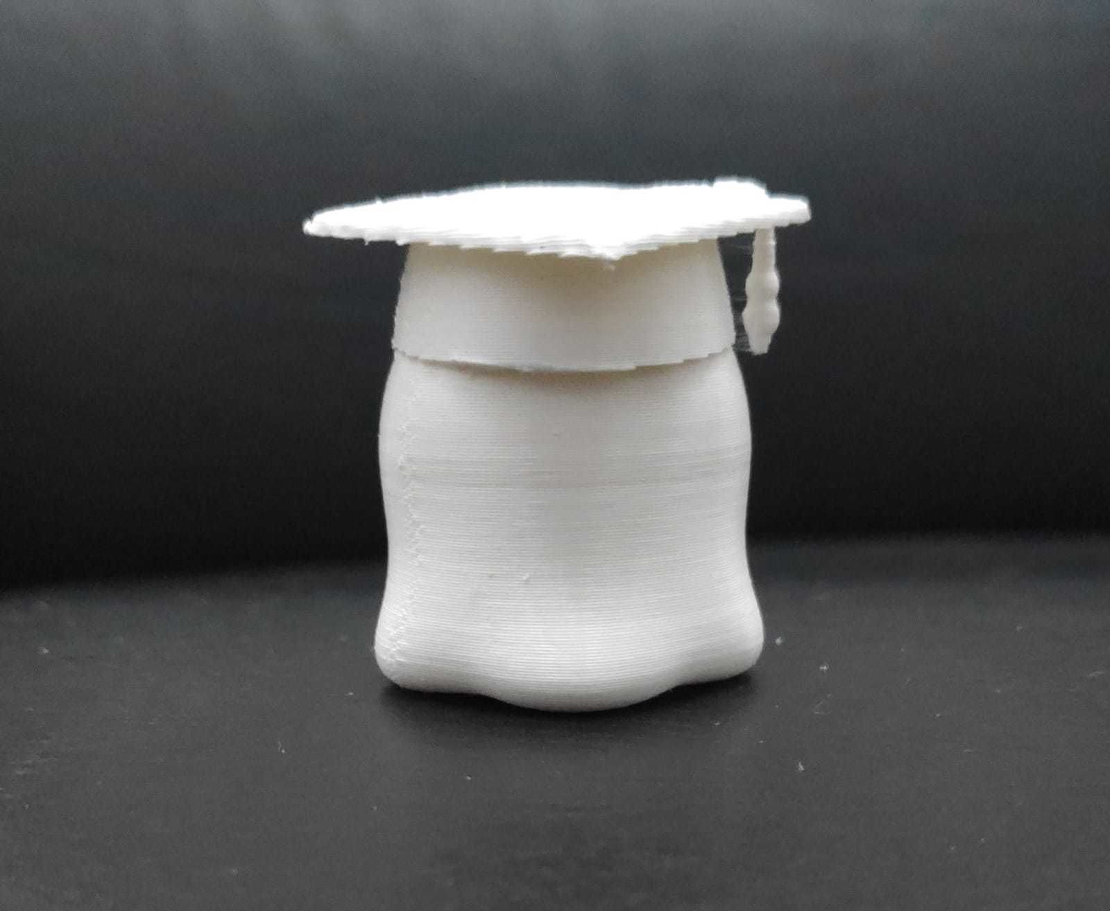 Ghost Graduate 3D model 3D printable | CGTrader