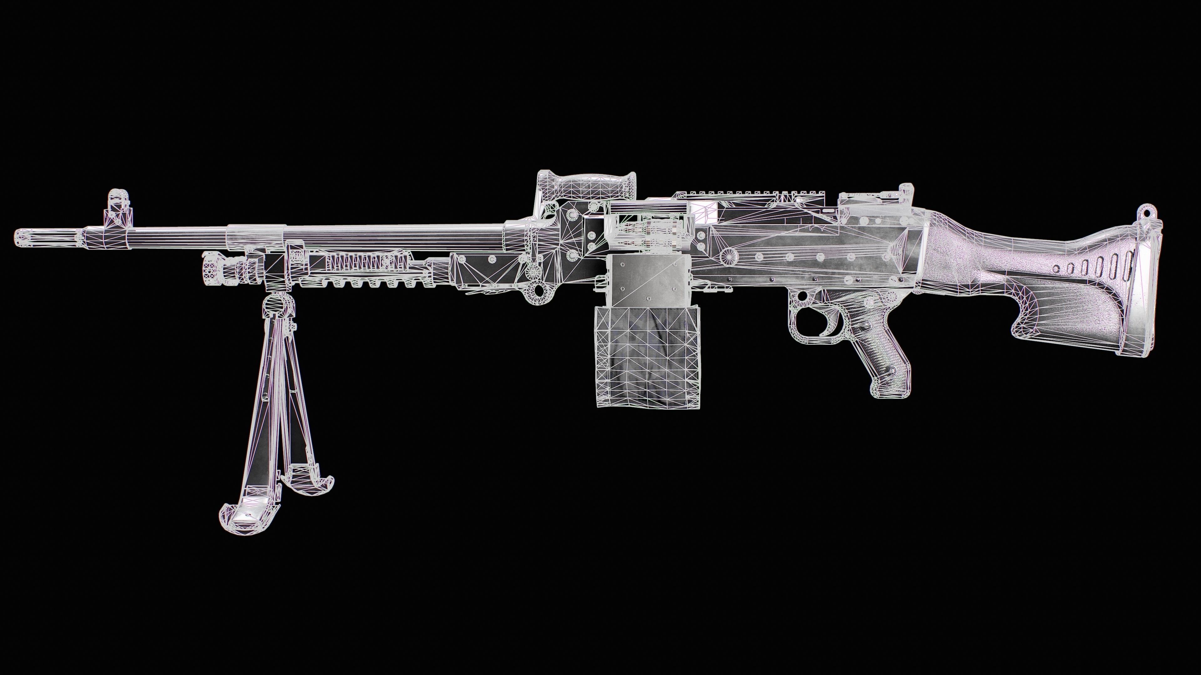 3D model M240 Machine Gun VR / AR / low-poly | CGTrader