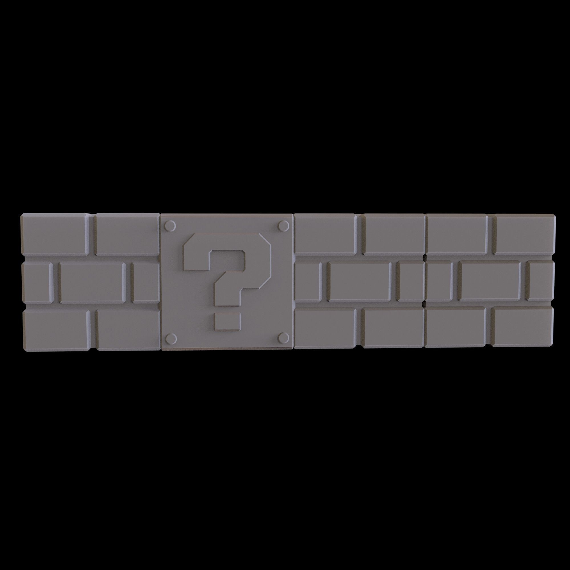 mario bros key holder 3D model 3D printable | CGTrader