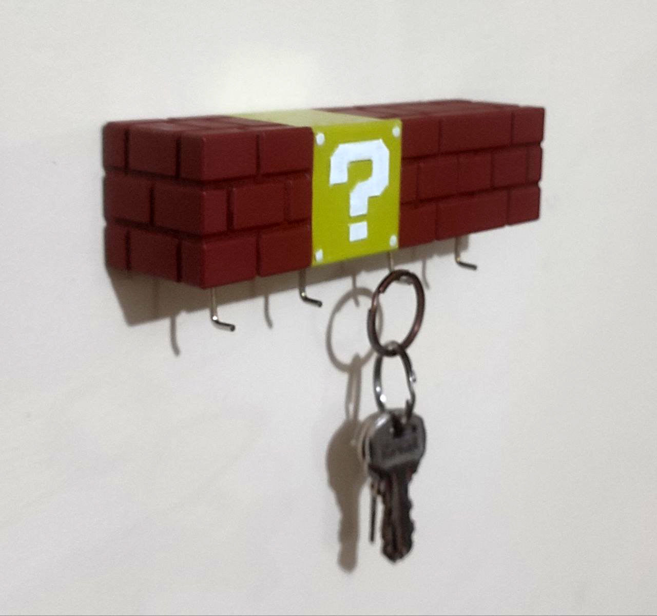 mario bros key holder 3D model 3D printable | CGTrader