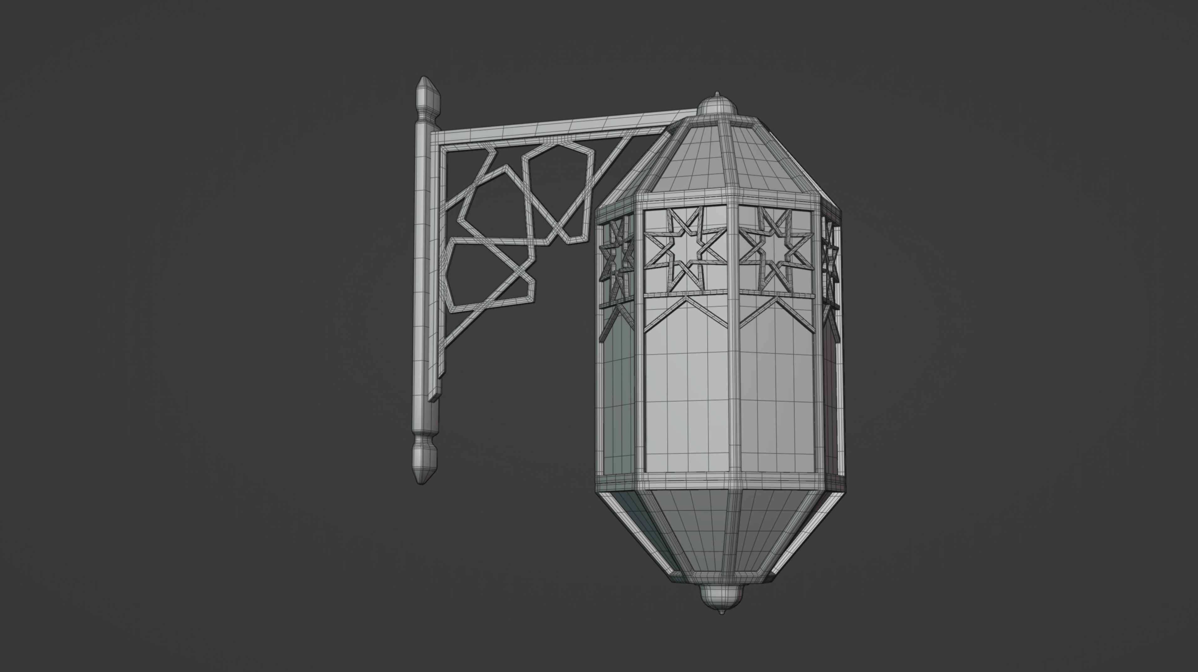 Islamic Pattern Wall Lamp 3D model | CGTrader
