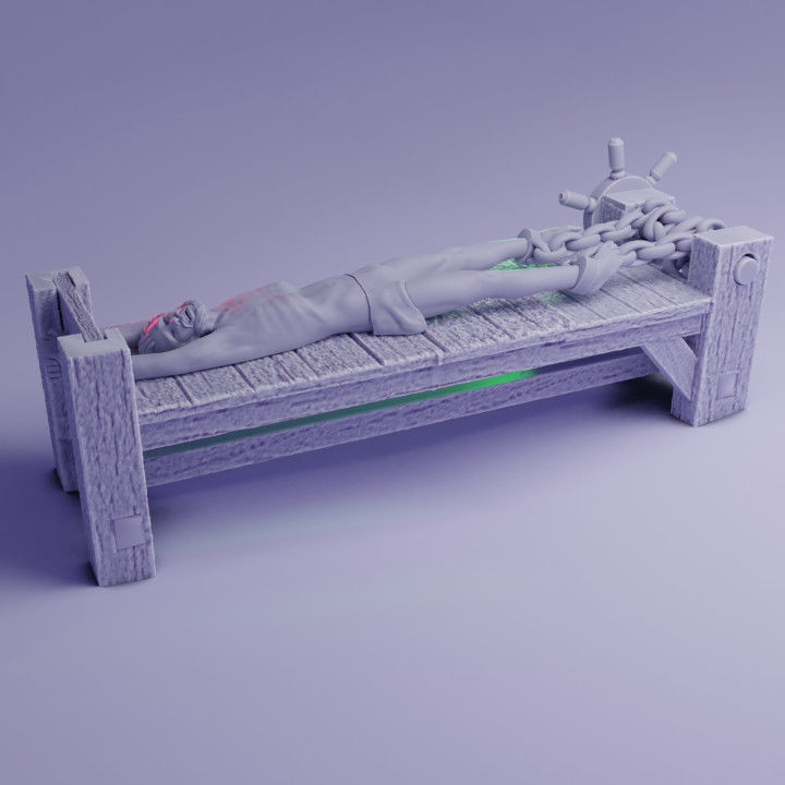 Torture Rack Victim 3D model 3D printable | CGTrader
