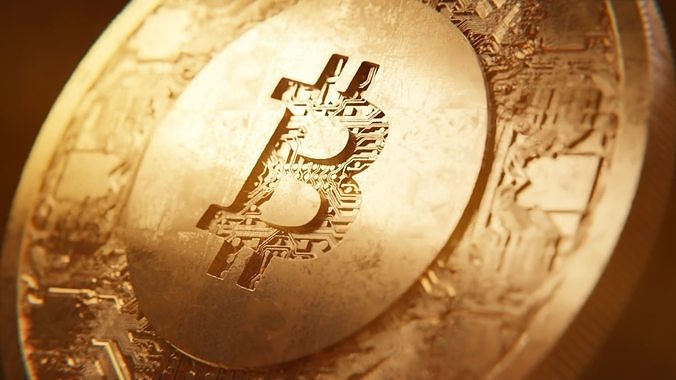 Bitcoin Cryptocurrency Coin 3D model animated | CGTrader
