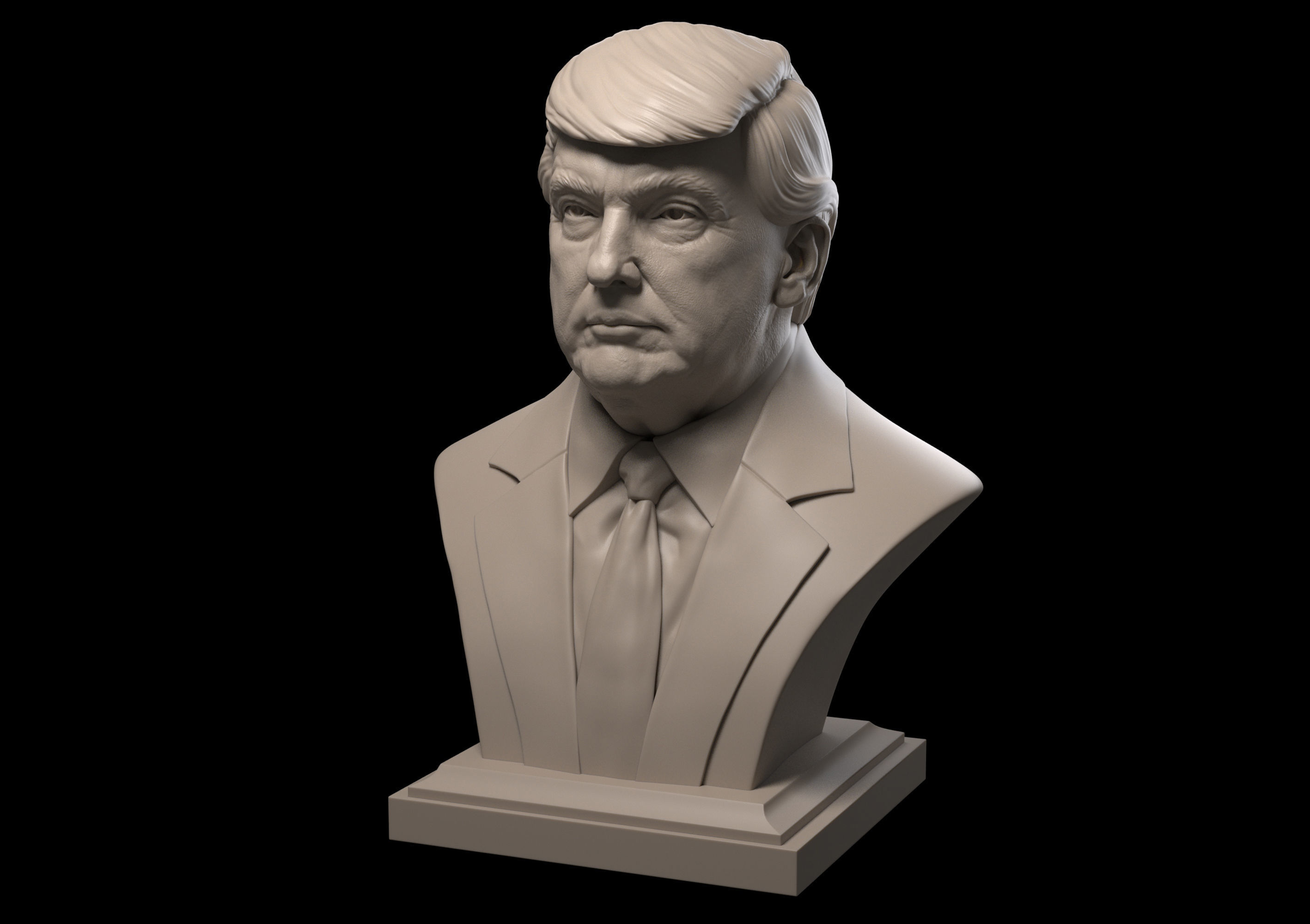 Donald Trump Bust 3D print 3D model 3D printable | CGTrader