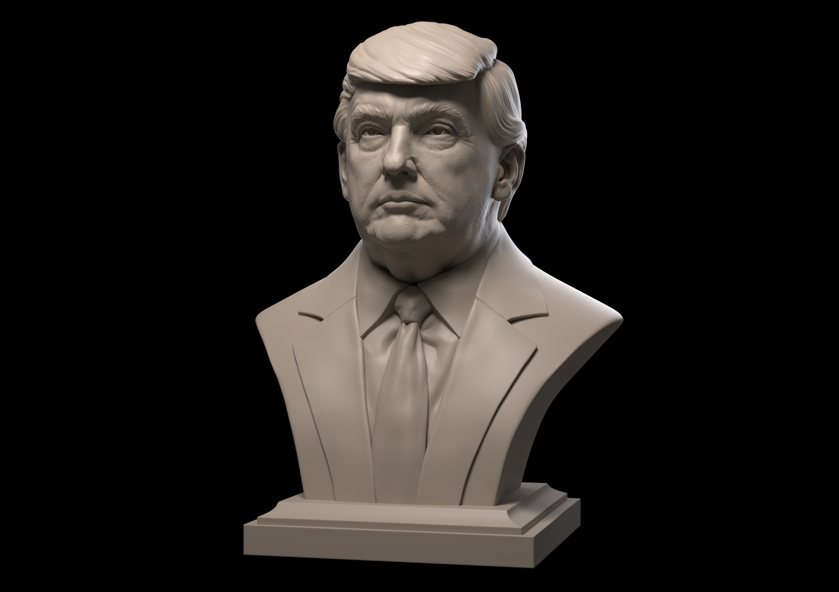 Donald Trump Bust 3D print 3D model 3D printable | CGTrader
