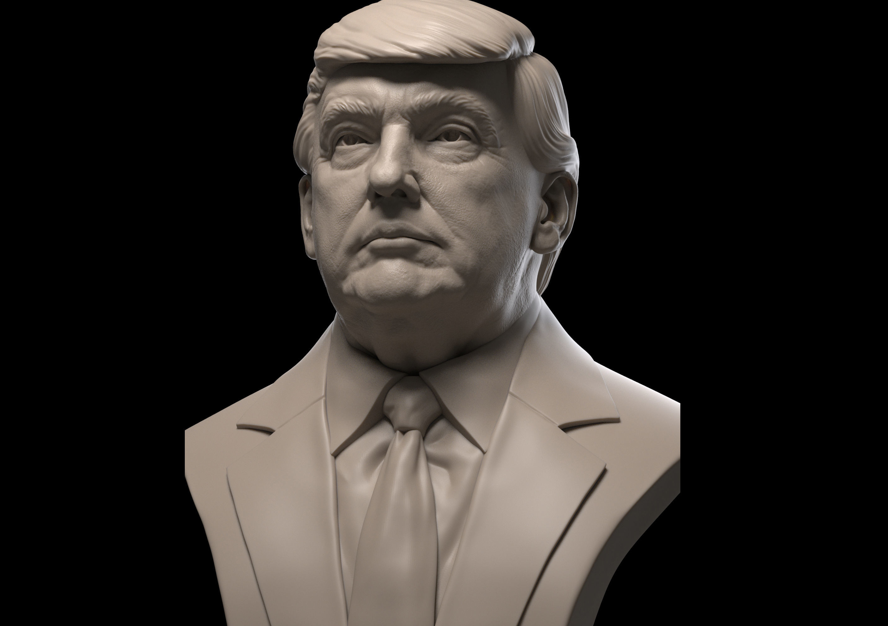 Donald Trump Bust 3D print 3D model 3D printable | CGTrader