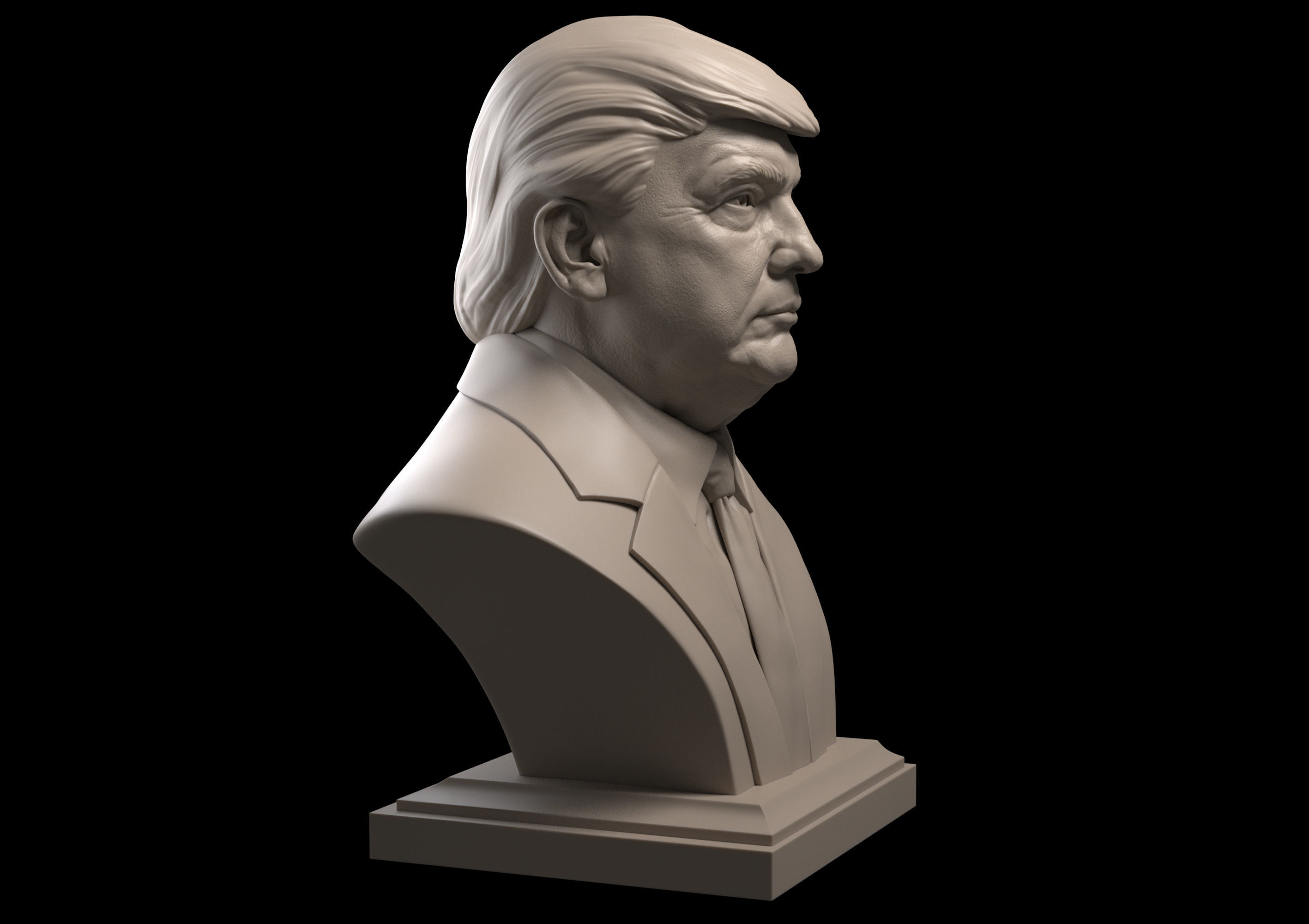 Donald Trump Bust 3D print 3D model 3D printable | CGTrader