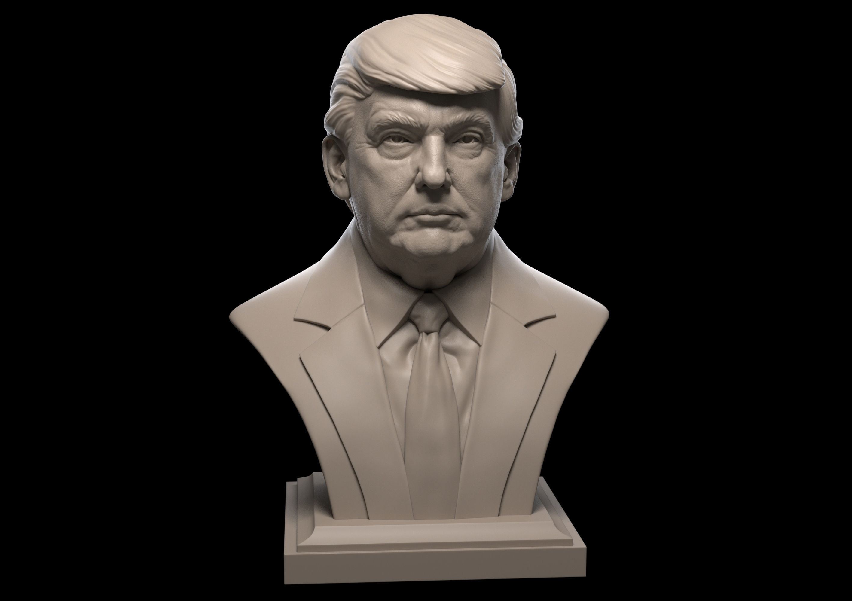 Donald Trump Bust 3D print 3D model 3D printable | CGTrader