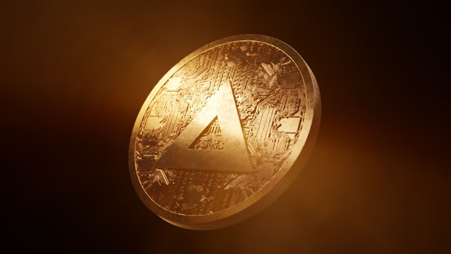 Basic Attention Token BAT Coin 3D model animated | CGTrader