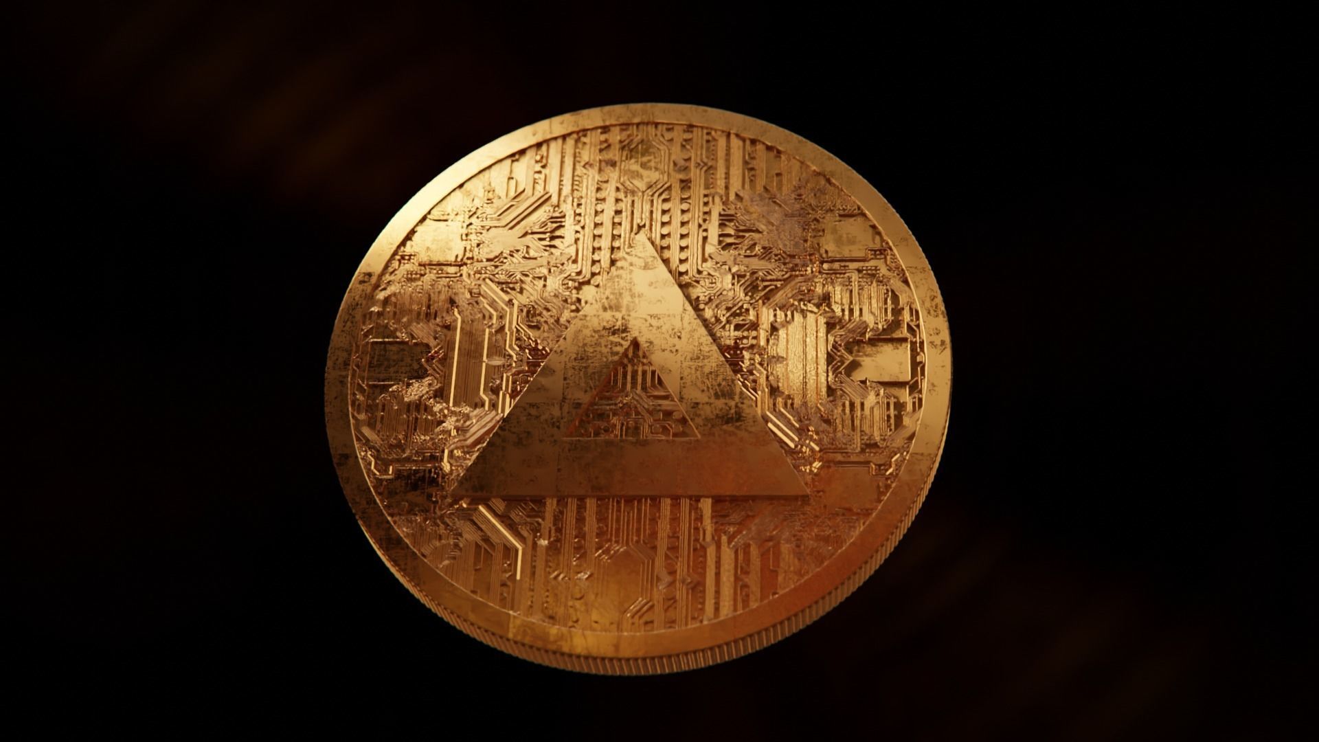 Basic Attention Token BAT Coin 3D model animated | CGTrader