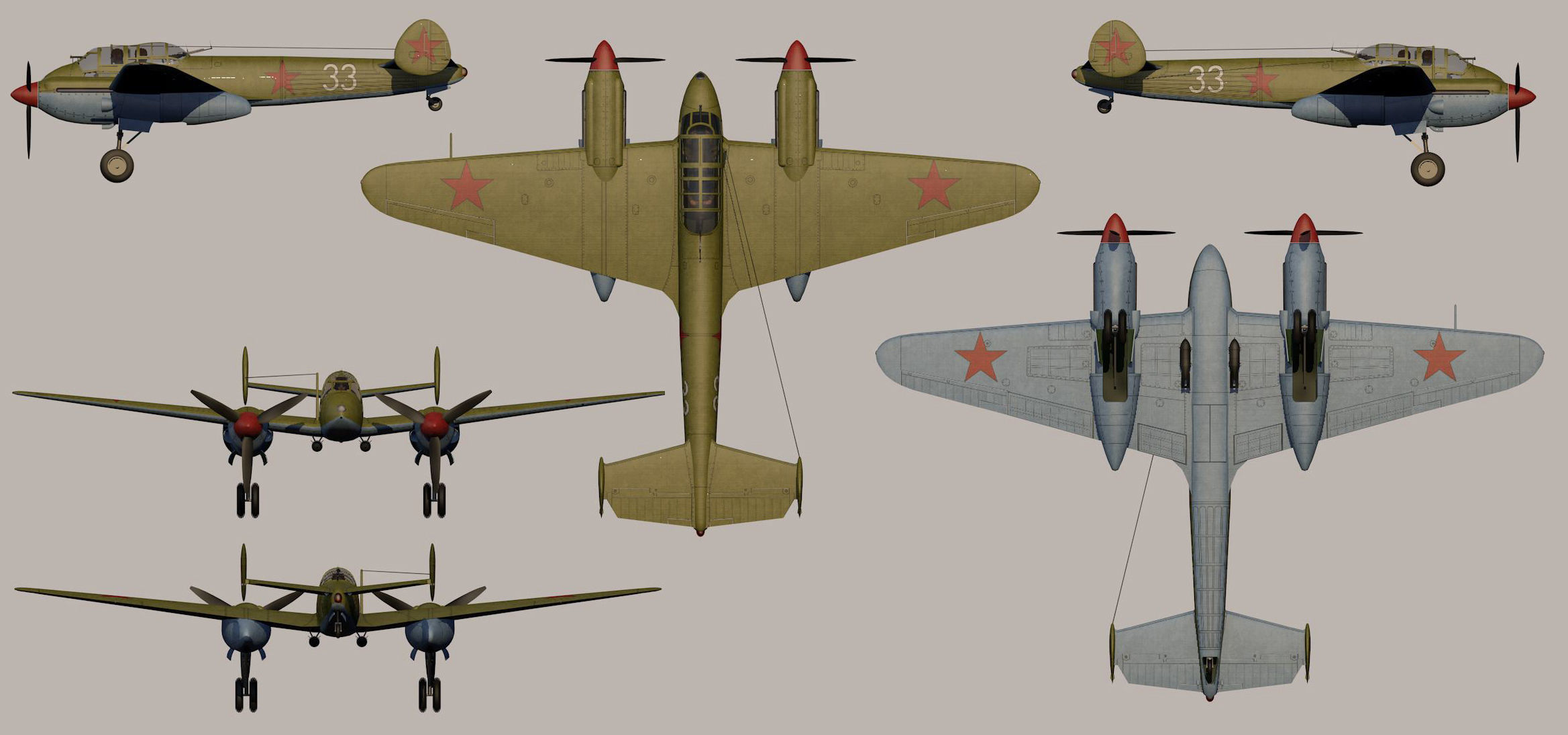 Yakovlev Yak-2 3D model | CGTrader