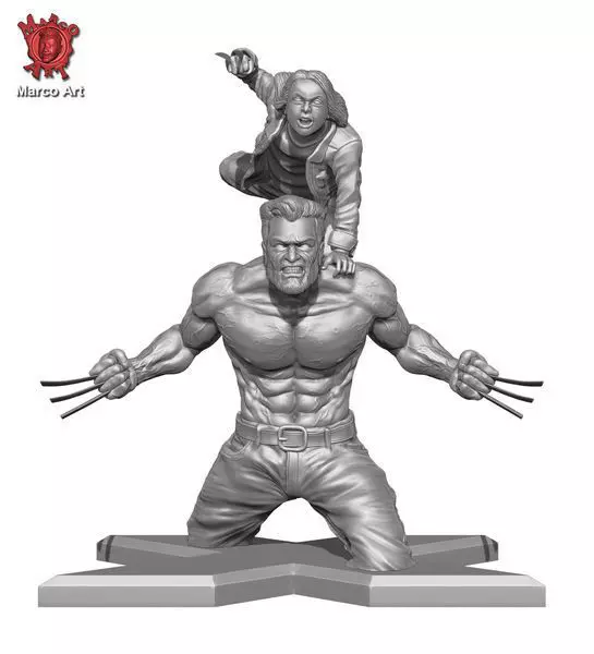Logan bust stl file 3D model 3D printable | CGTrader