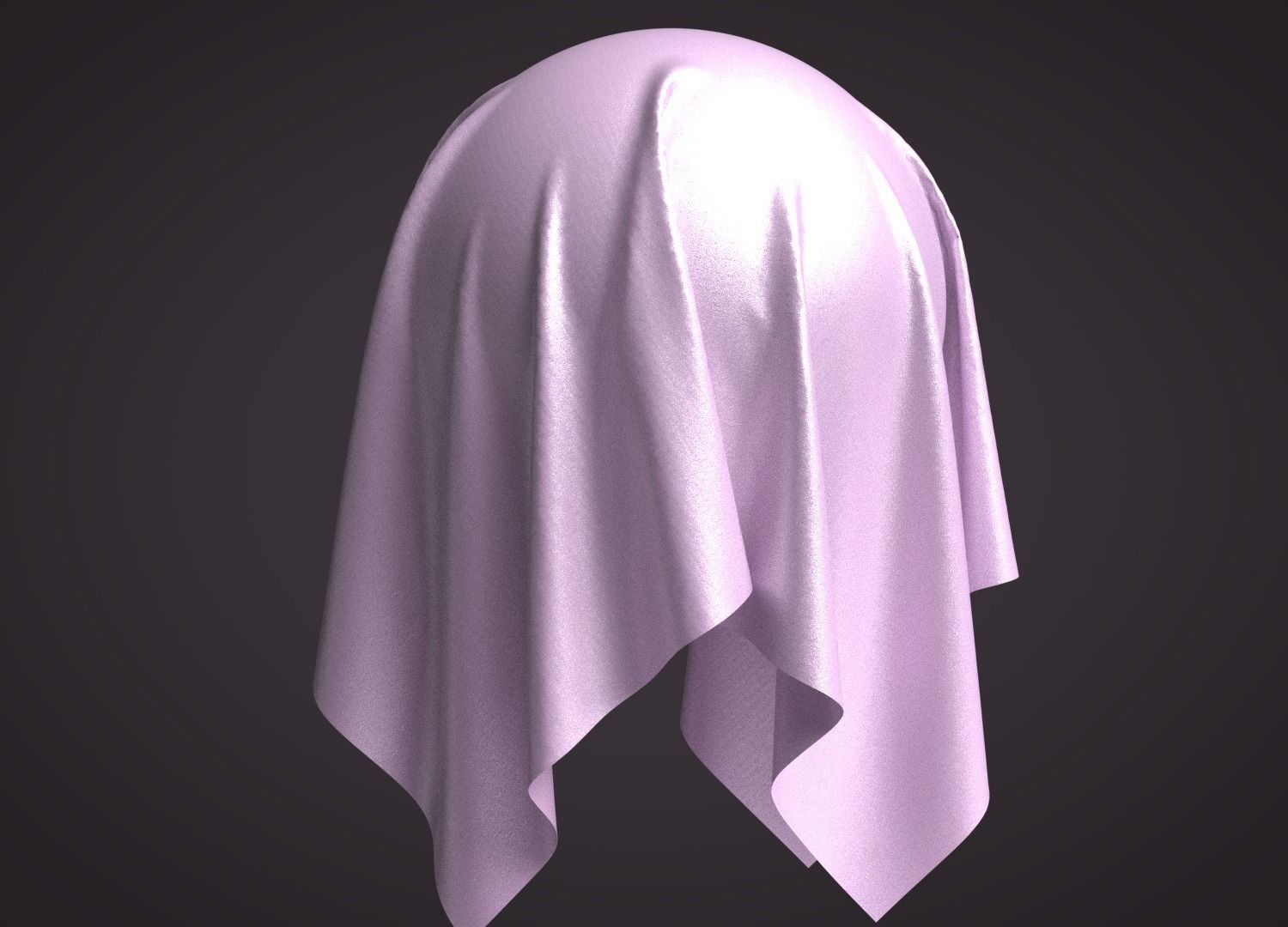 Silk Duchess Satin Fabric 3D model | CGTrader