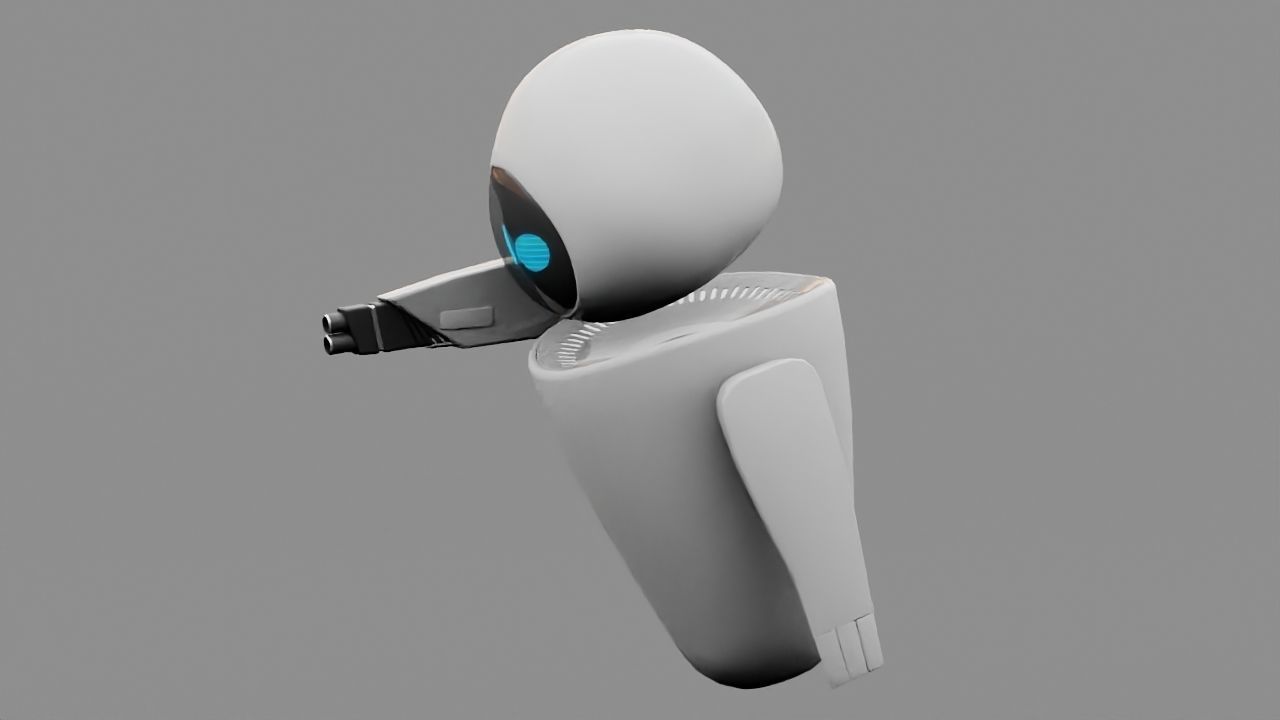 EVE android rigged - animated 3D model animated rigged | CGTrader