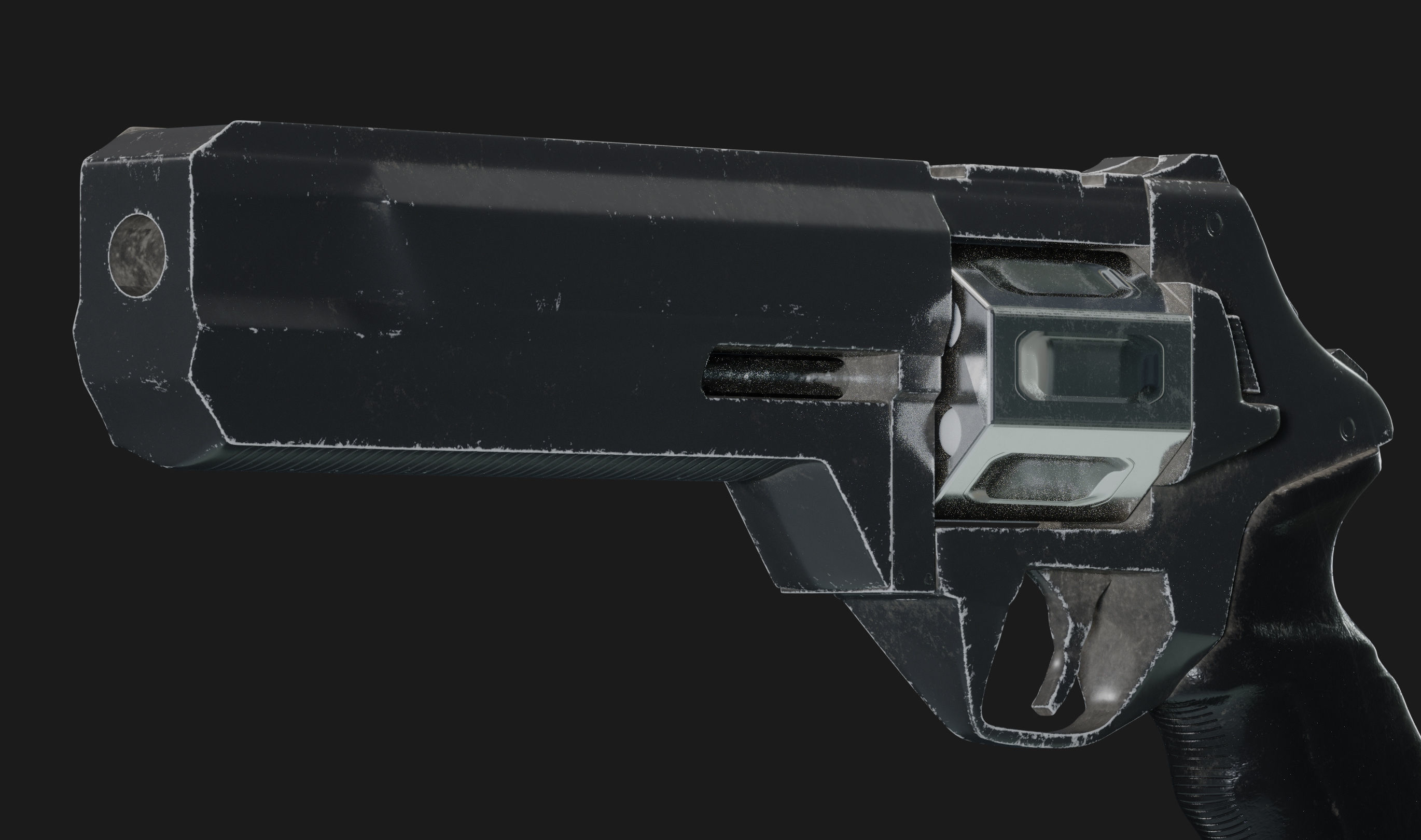 Sheriff gun free 3D model | CGTrader