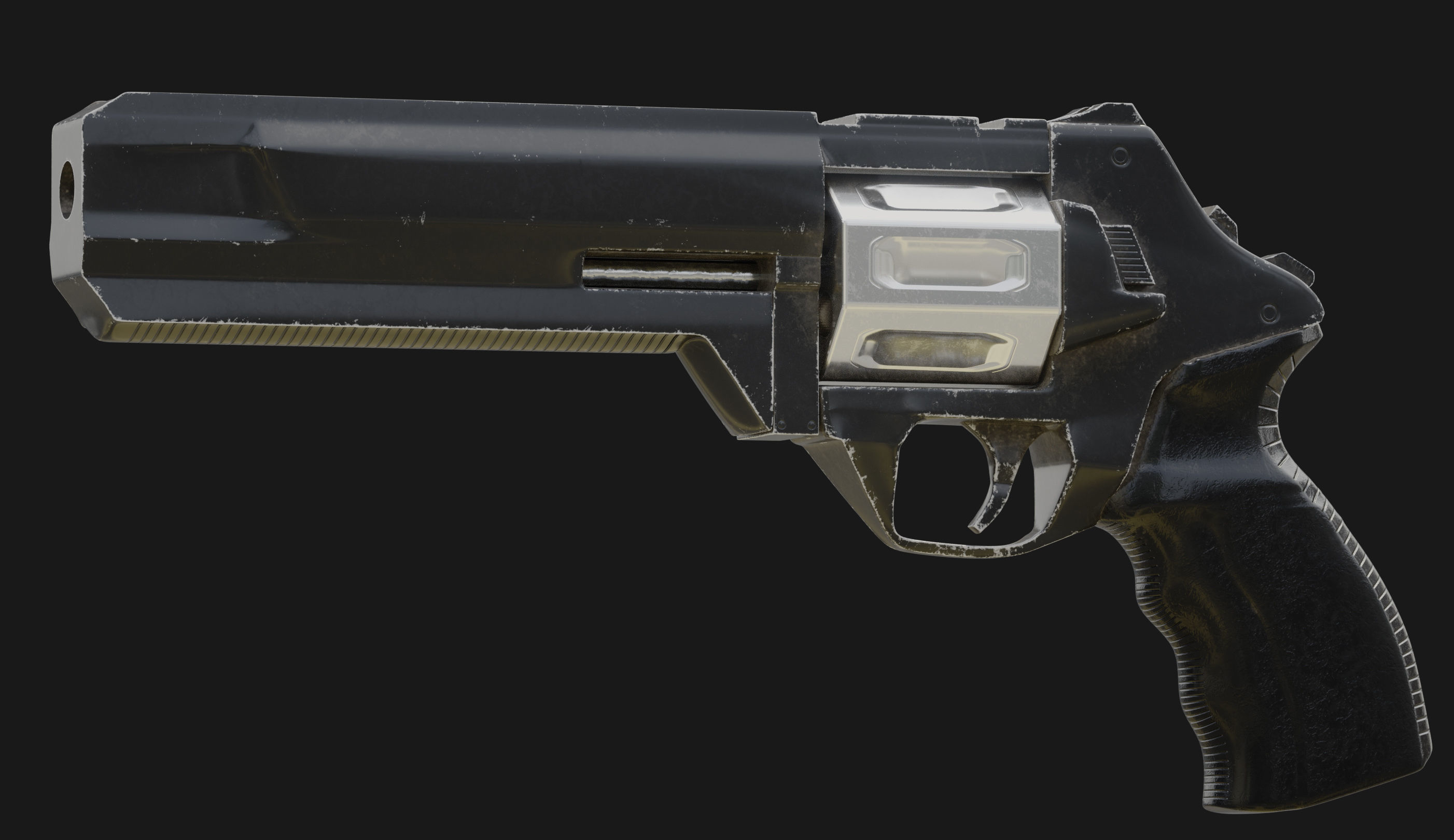 Sheriff gun free 3D model | CGTrader