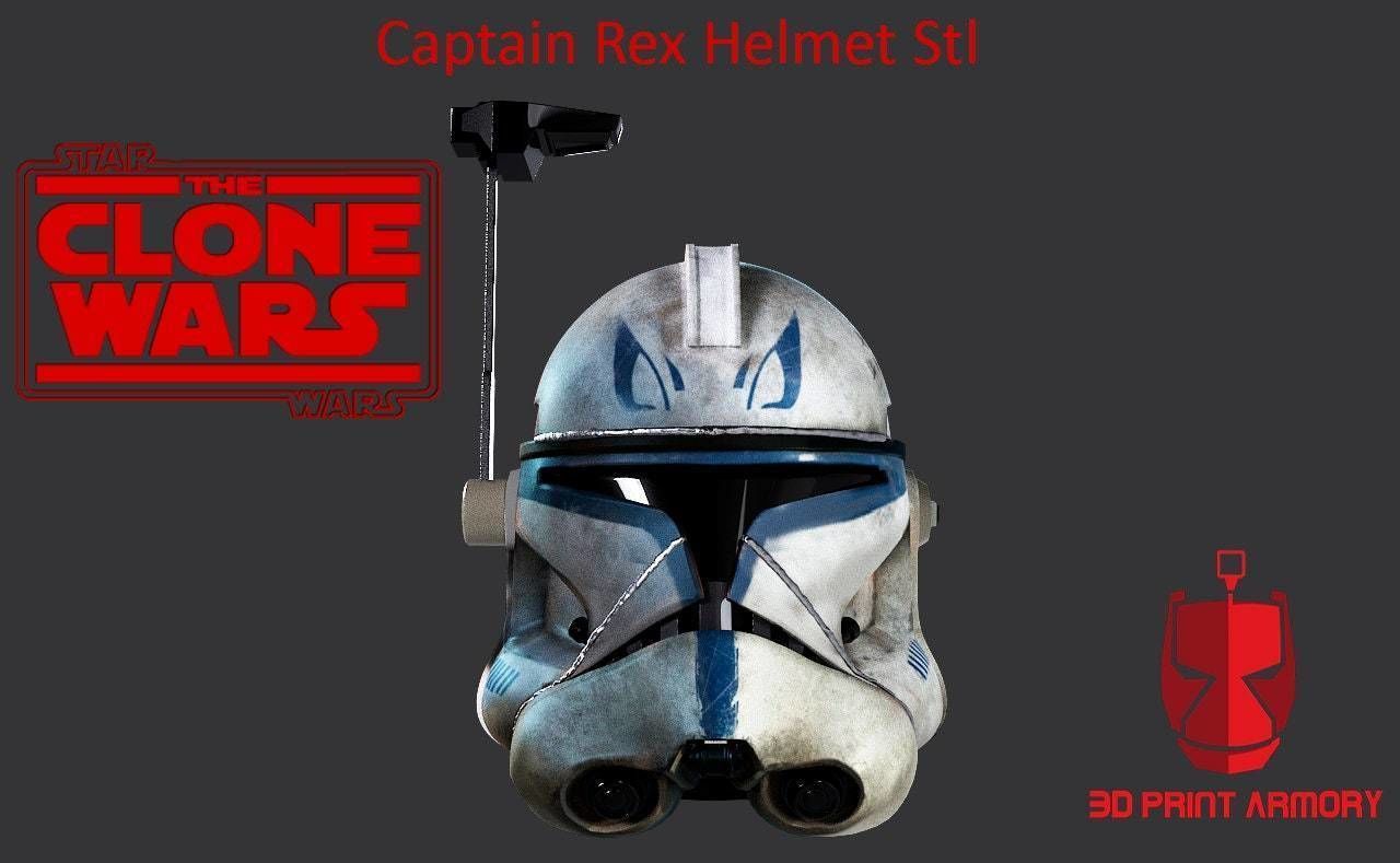 Captain Rex Helmet Stl 3D model 3D printable | CGTrader