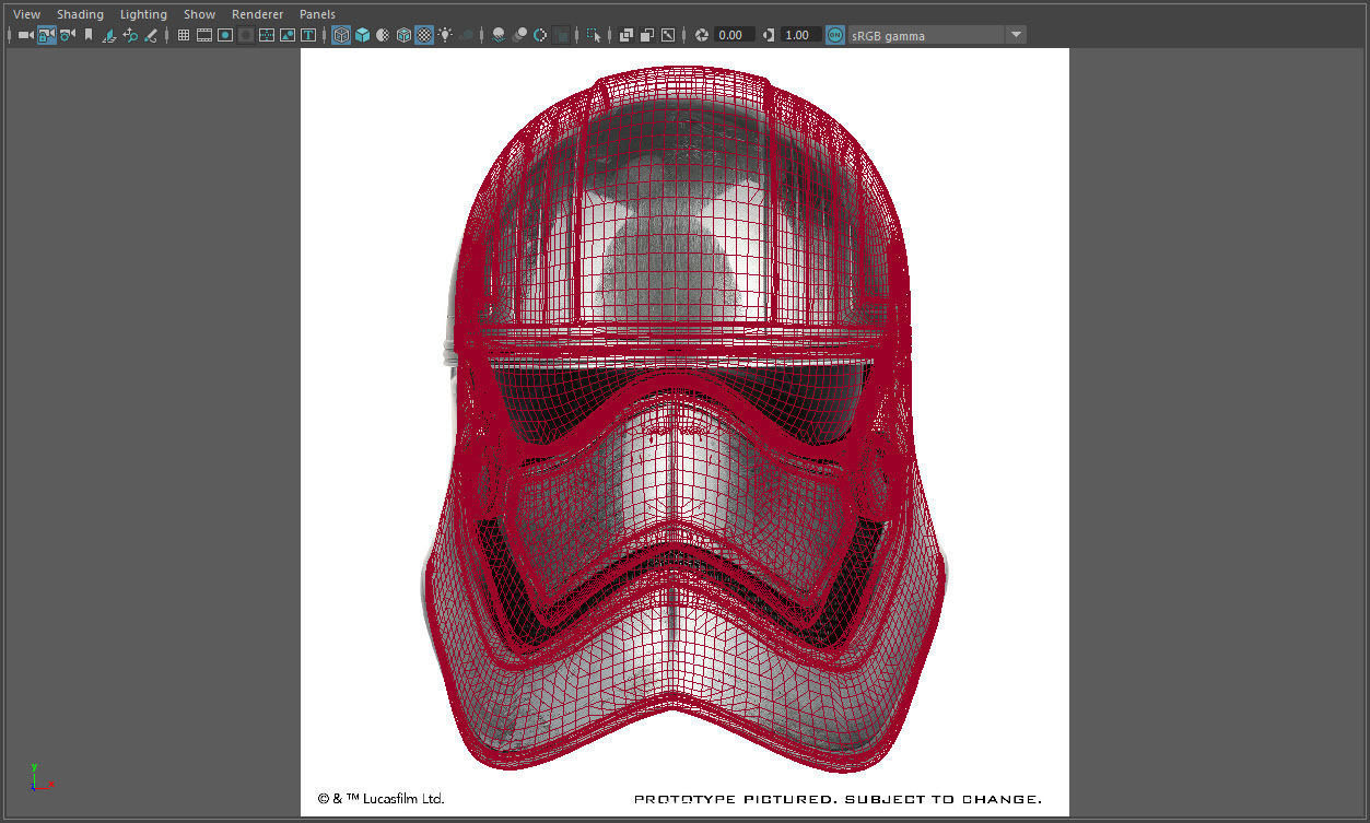 Captain Phasma Helmet Stl 3D model 3D printable | CGTrader