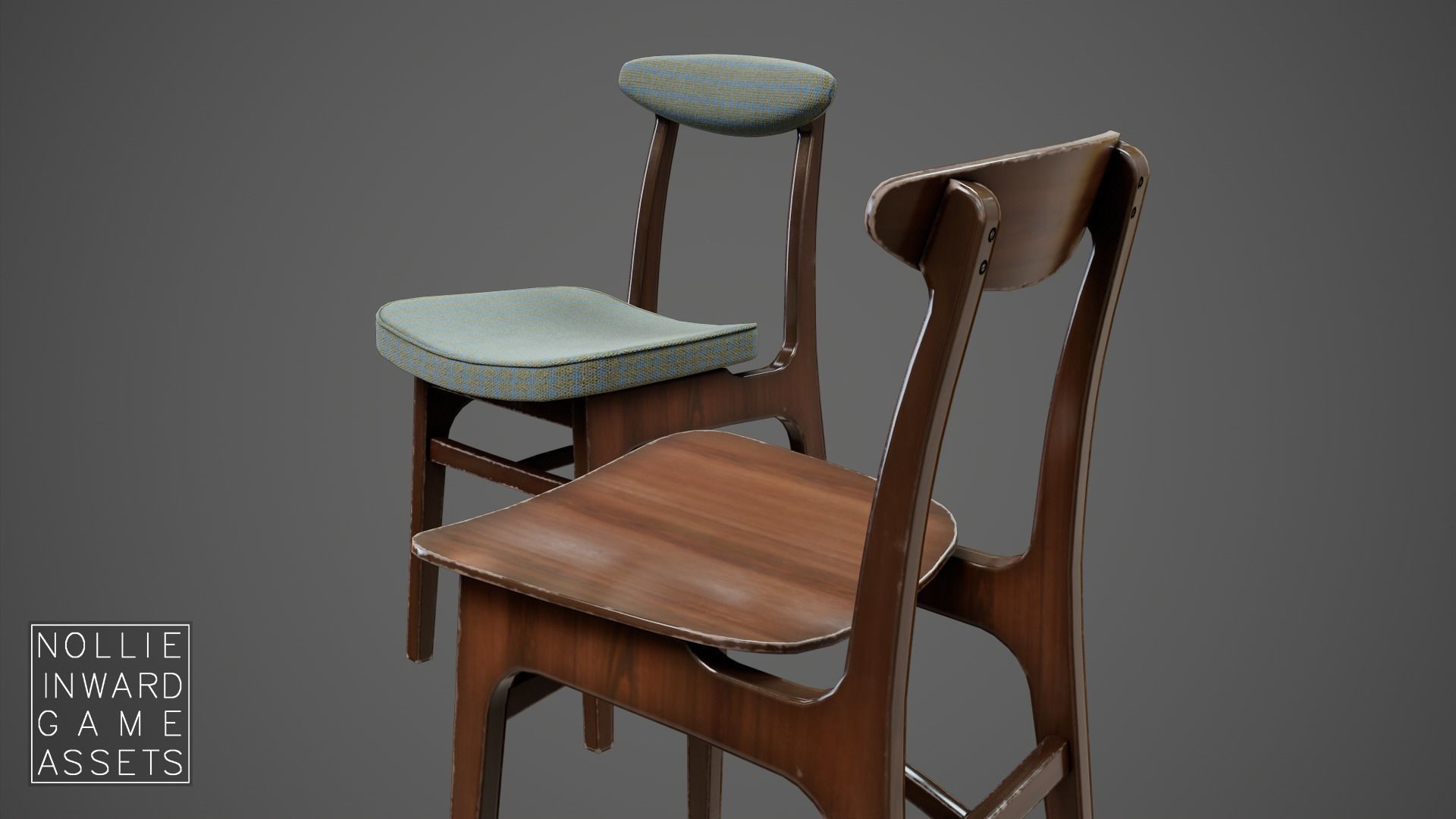 3D model Soviet Chair Variant 1 Light VR / AR / low-poly | CGTrader