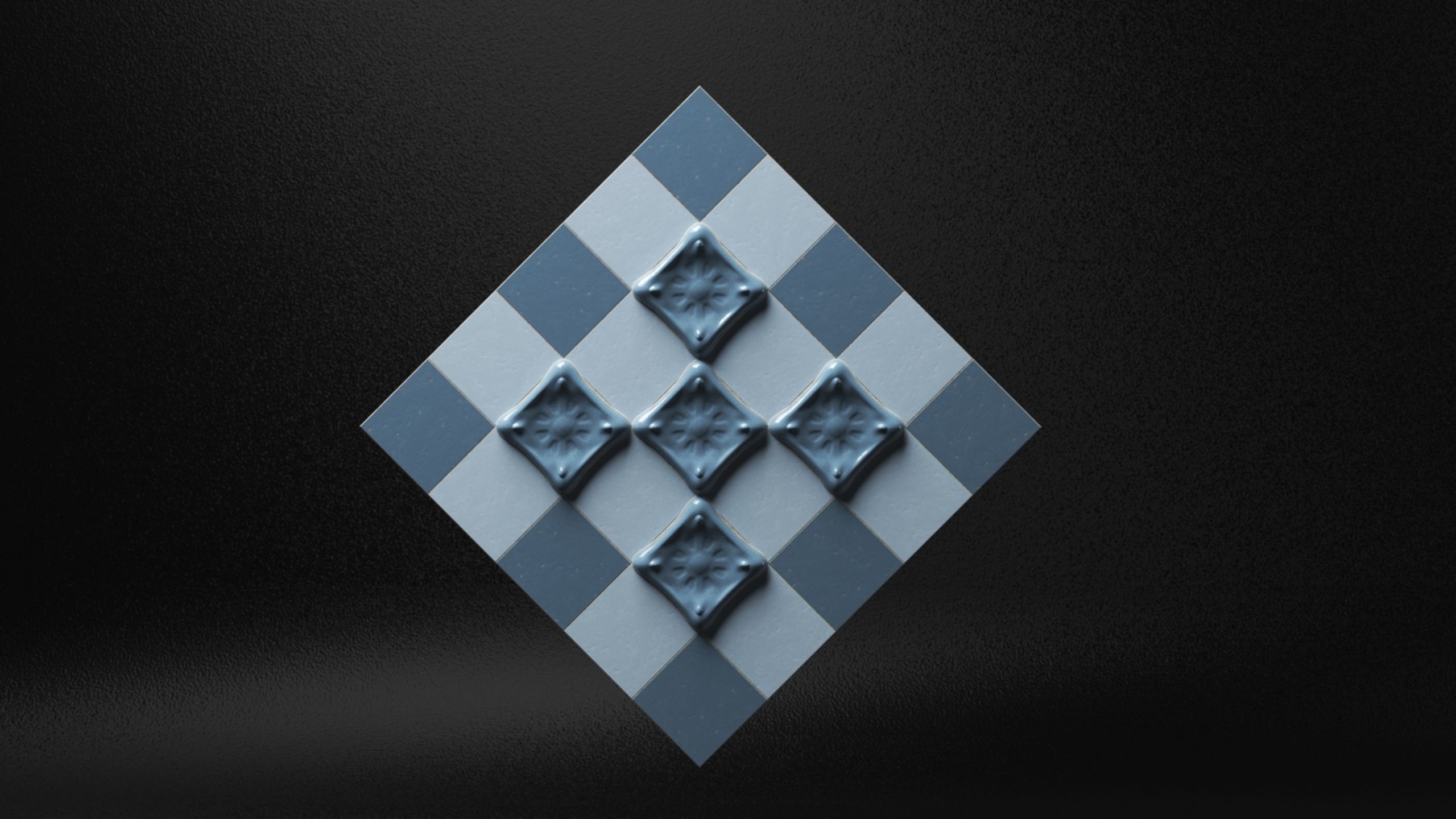 Ceramic blue tile - Casa Batllo - Gaudi 3D model | CGTrader