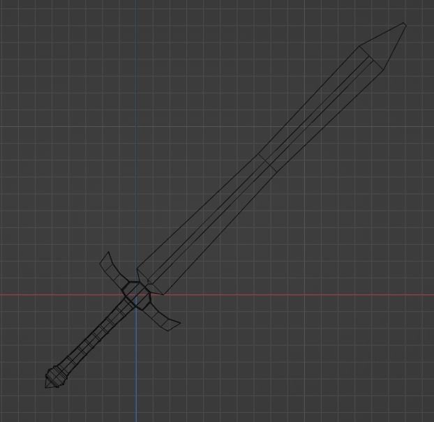 3D model A simple low poly Sword VR / AR / low-poly | CGTrader