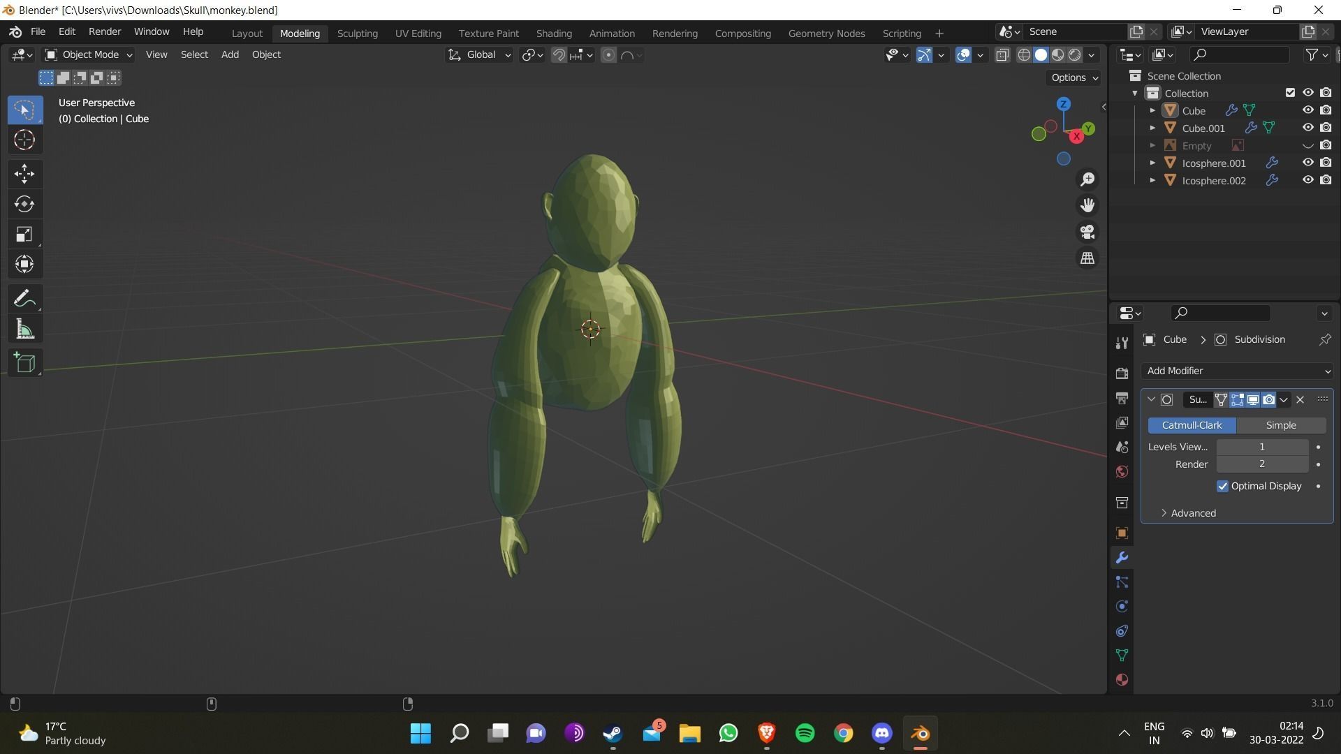 3D model gorilla tag model VR / AR / low-poly | CGTrader