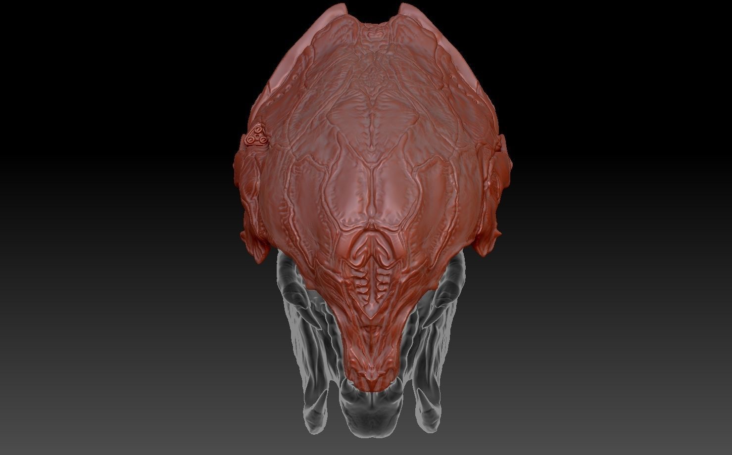 Prey feral predator bio helmet 3D model 3D printable | CGTrader