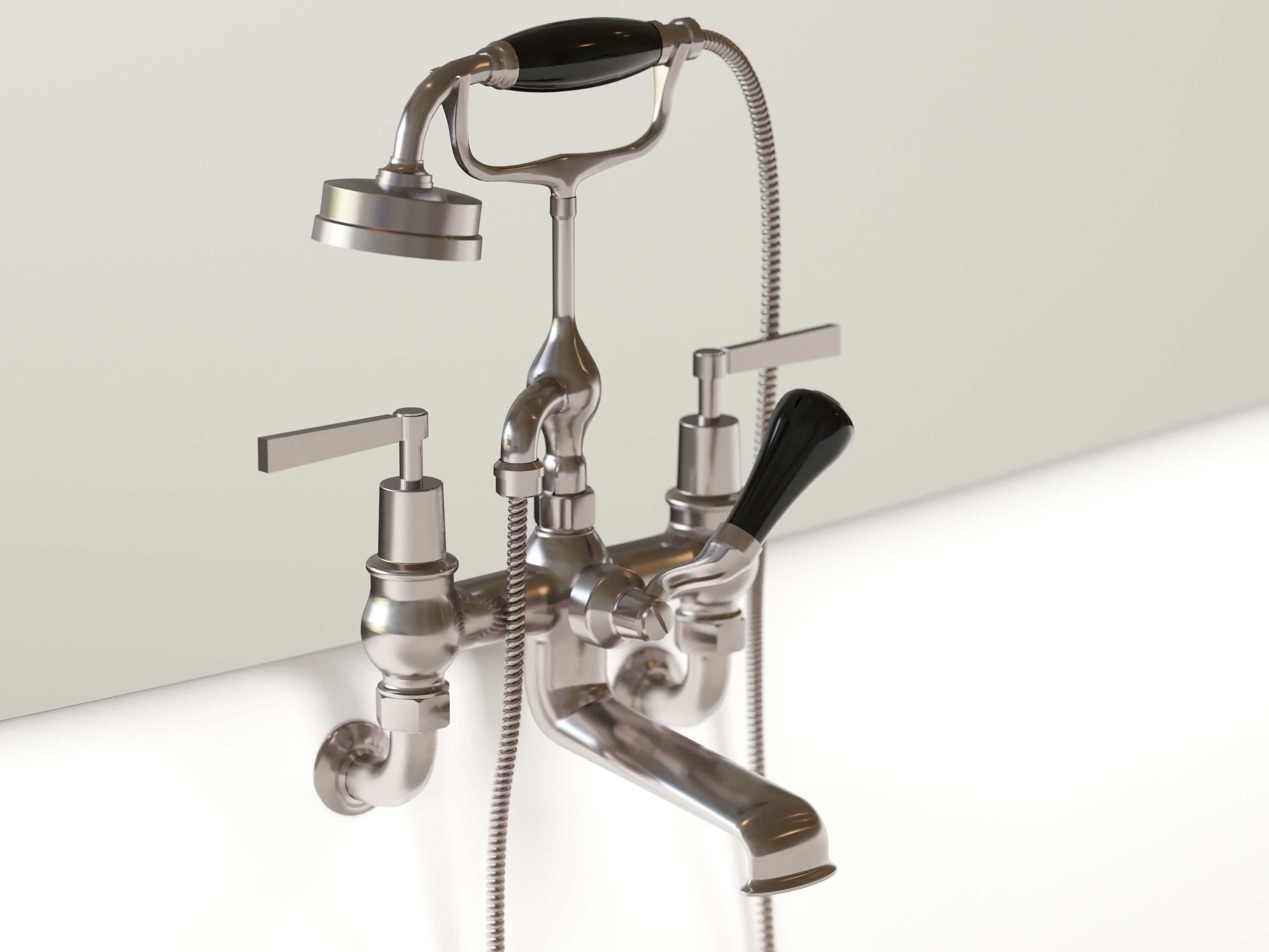 Chaucer Cast Iron Bath 3D model | CGTrader