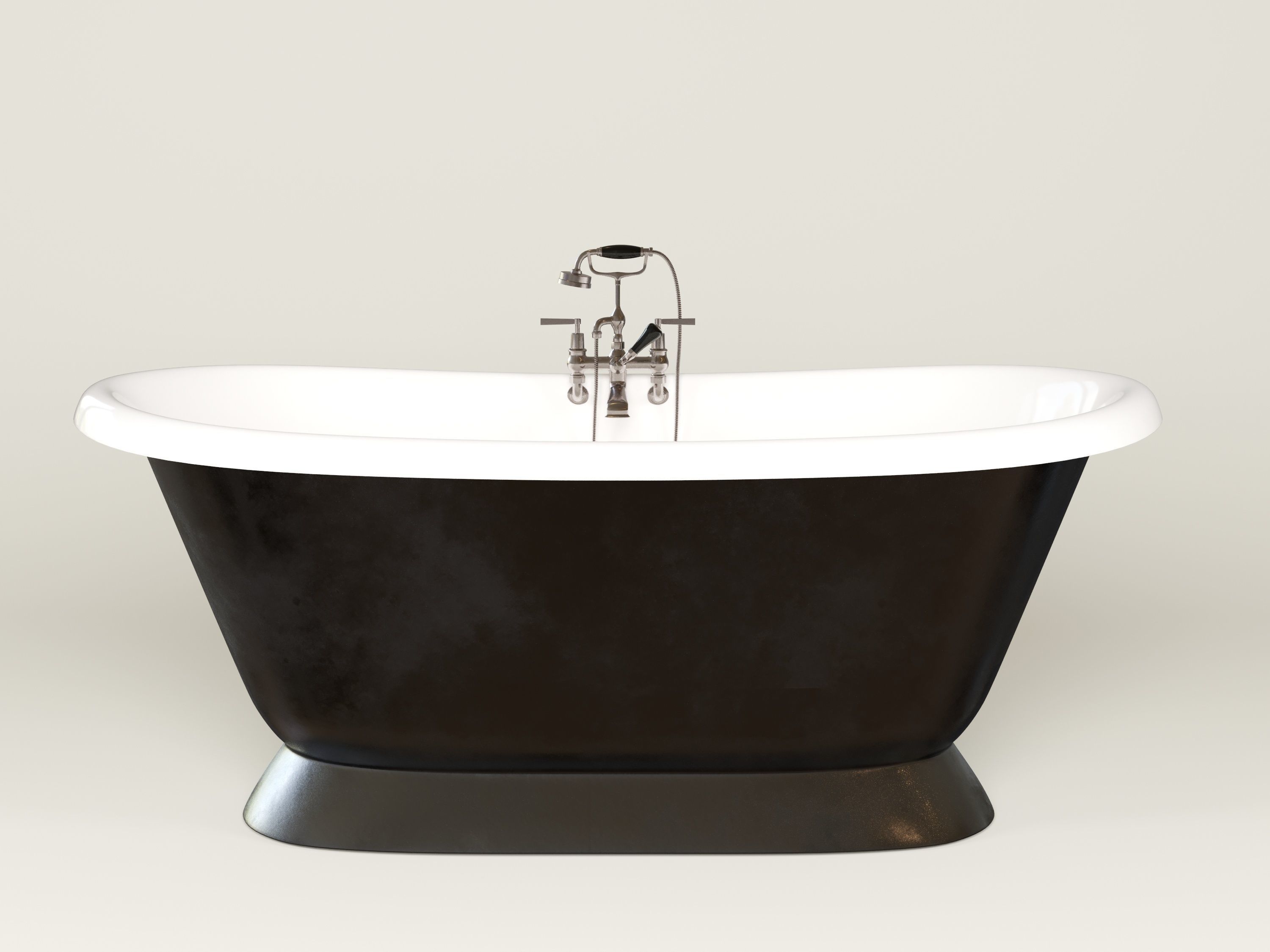 Chaucer Cast Iron Bath 3D model | CGTrader