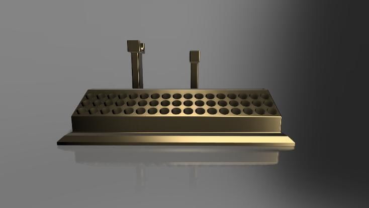 Davis Industries 22 Magnum Derringer Display Stand Ammo Holder 3D model ...