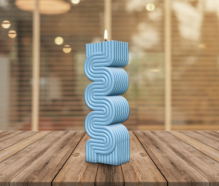 Irregular Candle Design 3D model 3D printable | CGTrader