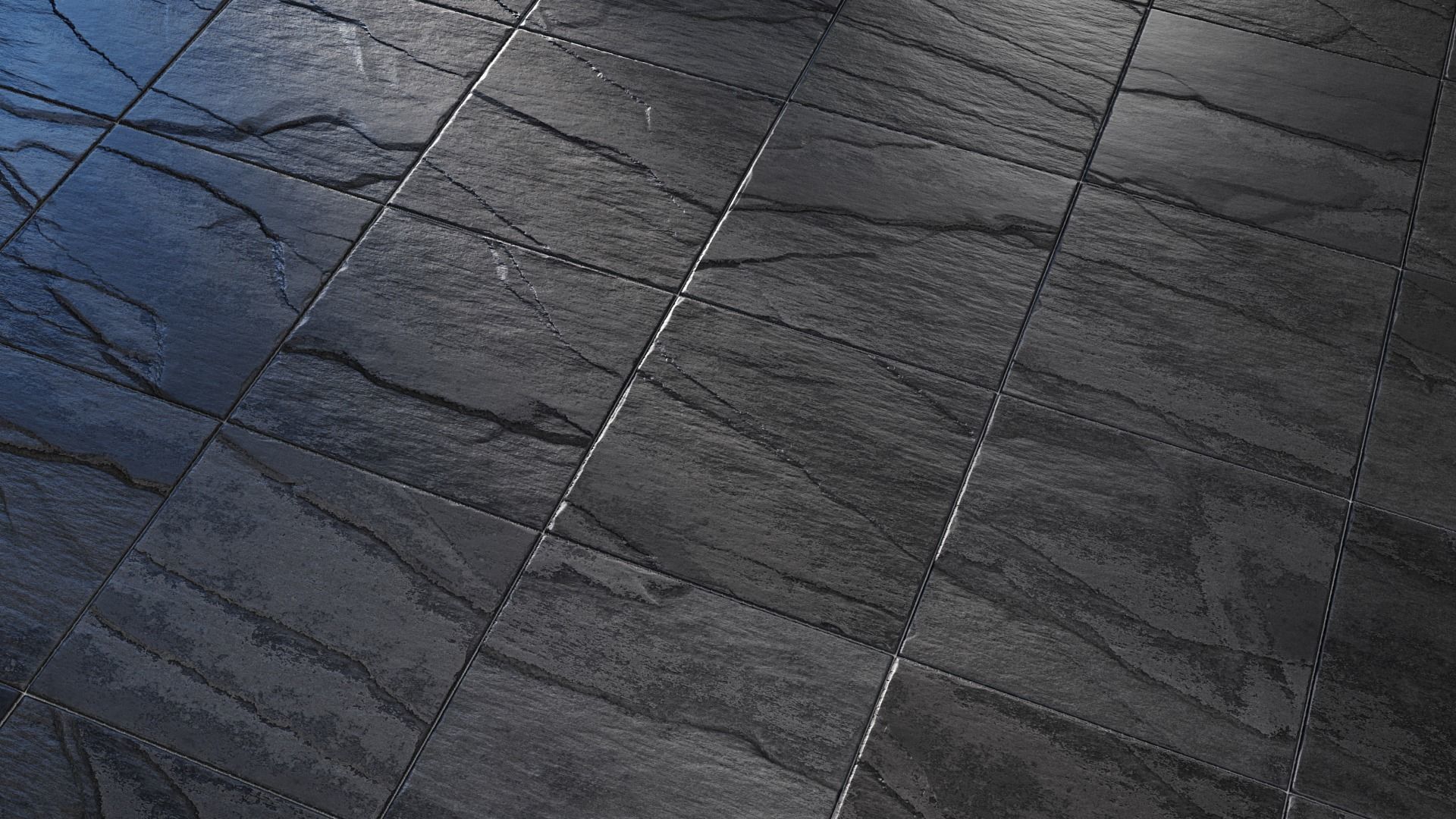 3D model Stone Rock Slate - Tile - PBR VR / AR / low-poly | CGTrader