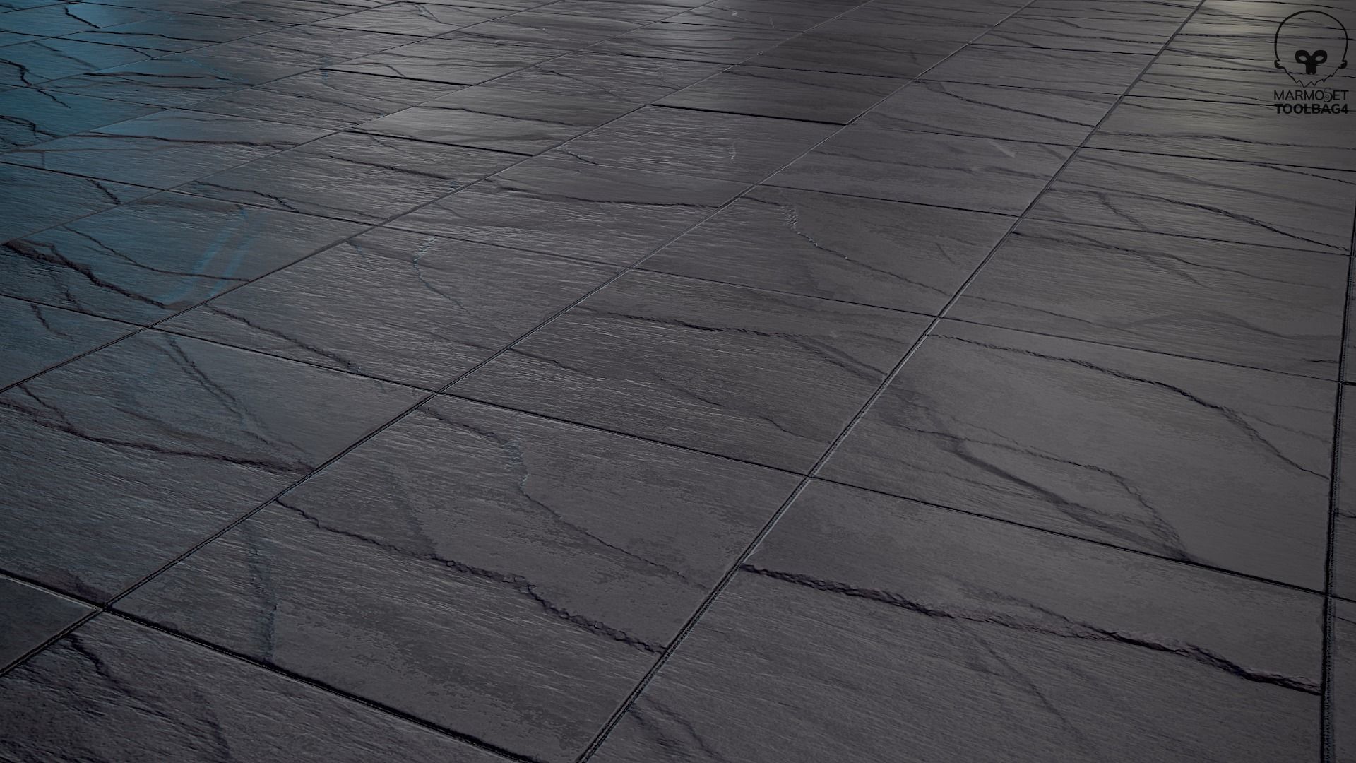 3D model Stone Rock Slate - Tile - PBR VR / AR / low-poly | CGTrader