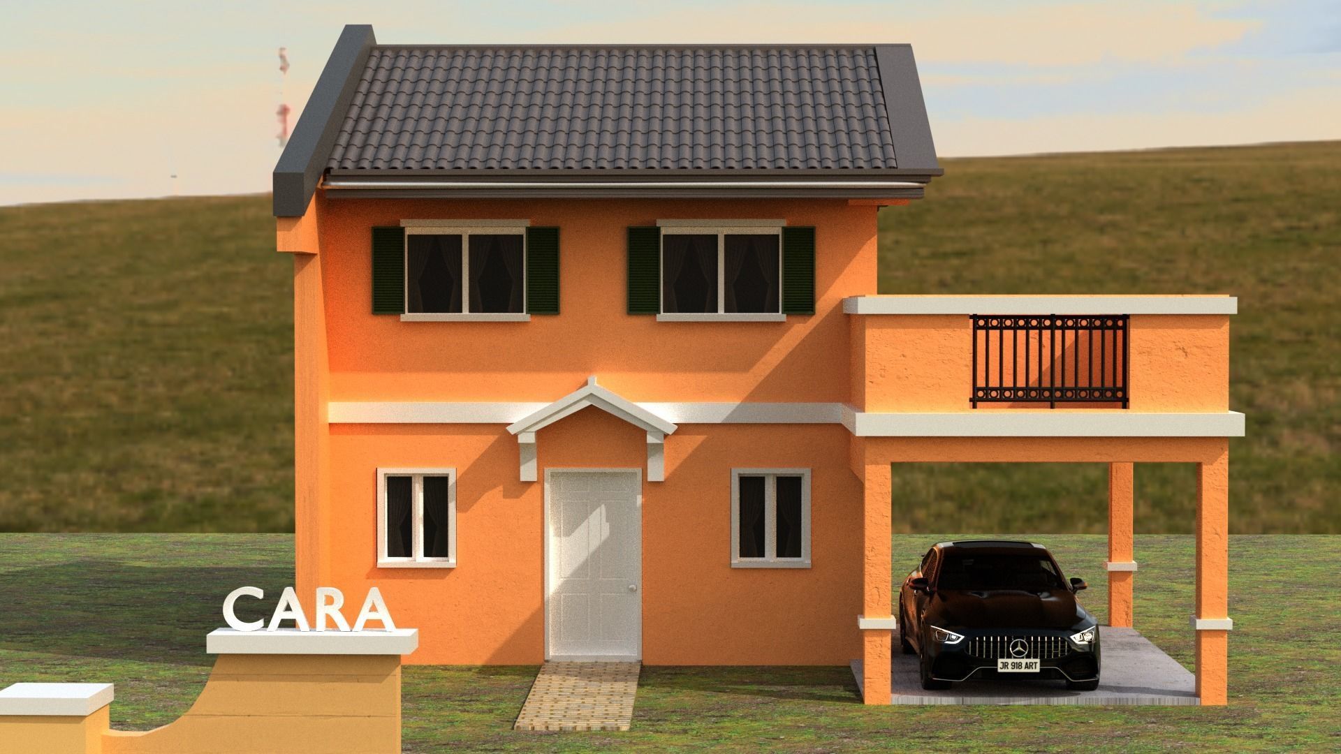 Camella Homes Cara Model free 3D model | CGTrader