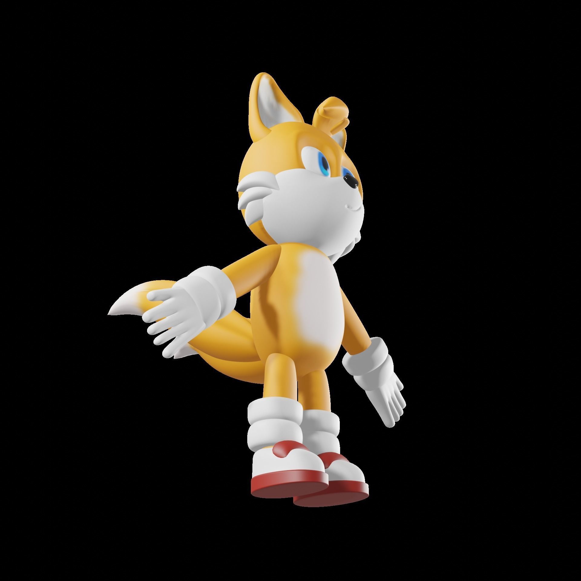 Tails The Fox 3D model | CGTrader