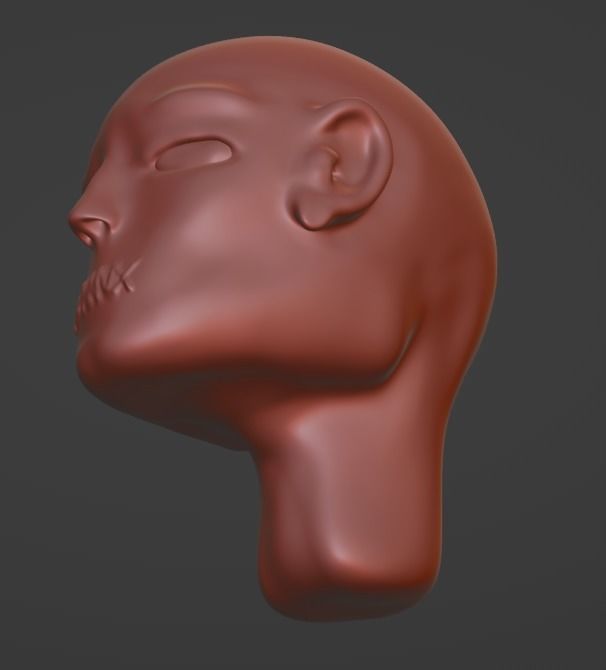 Male Female head 3D model | CGTrader