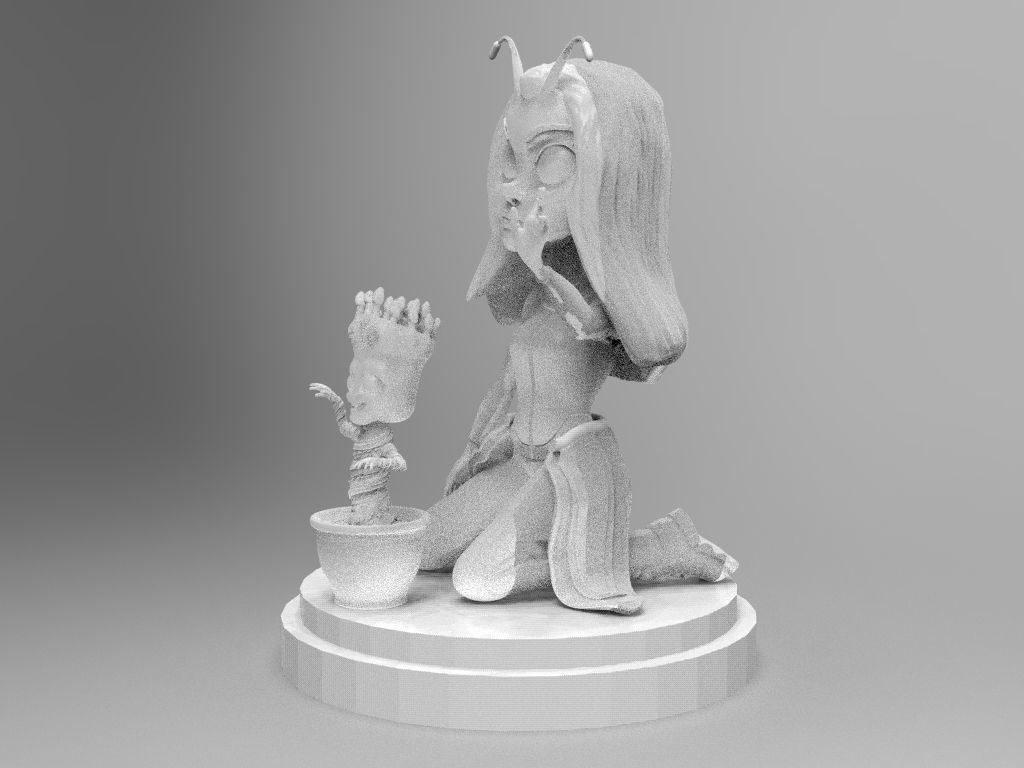 Mantis and Groot 3D model 3D printable | CGTrader